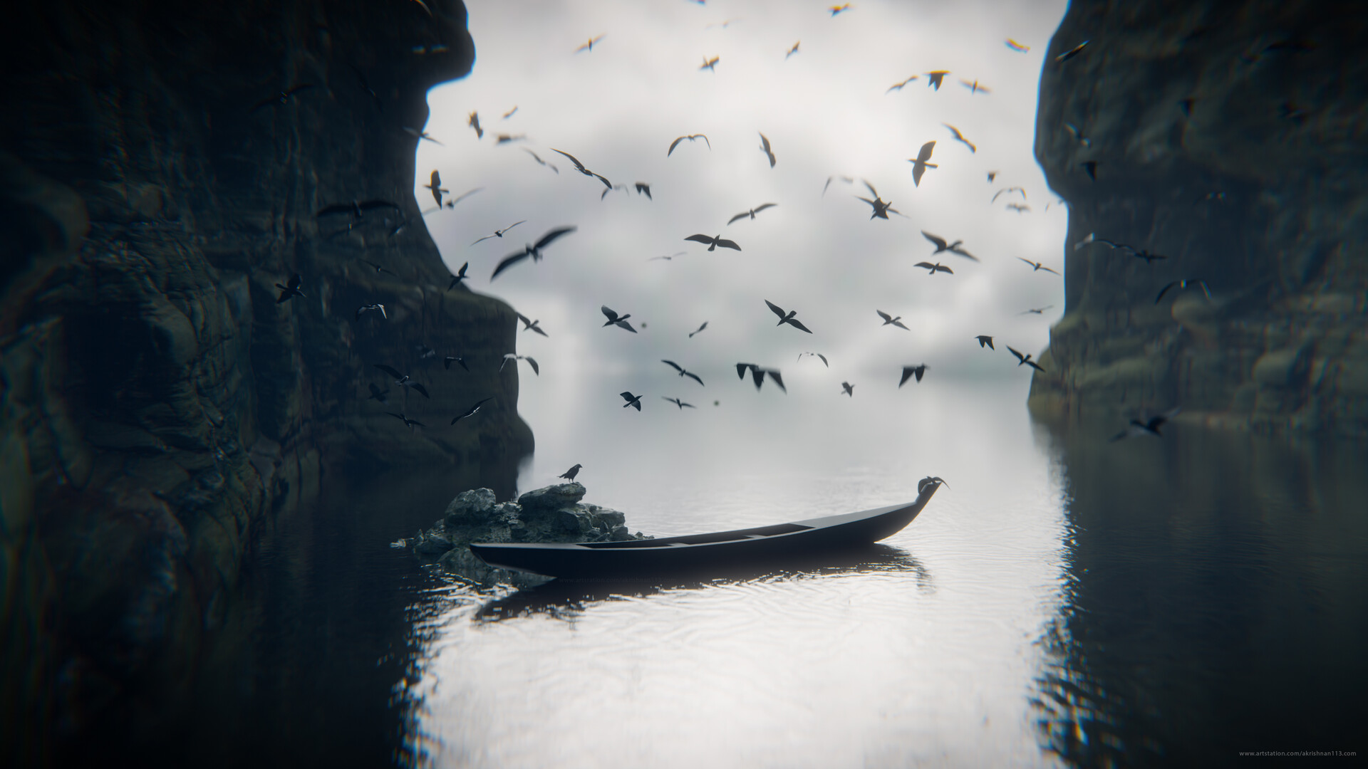 ArtStation - Abandoned Boat