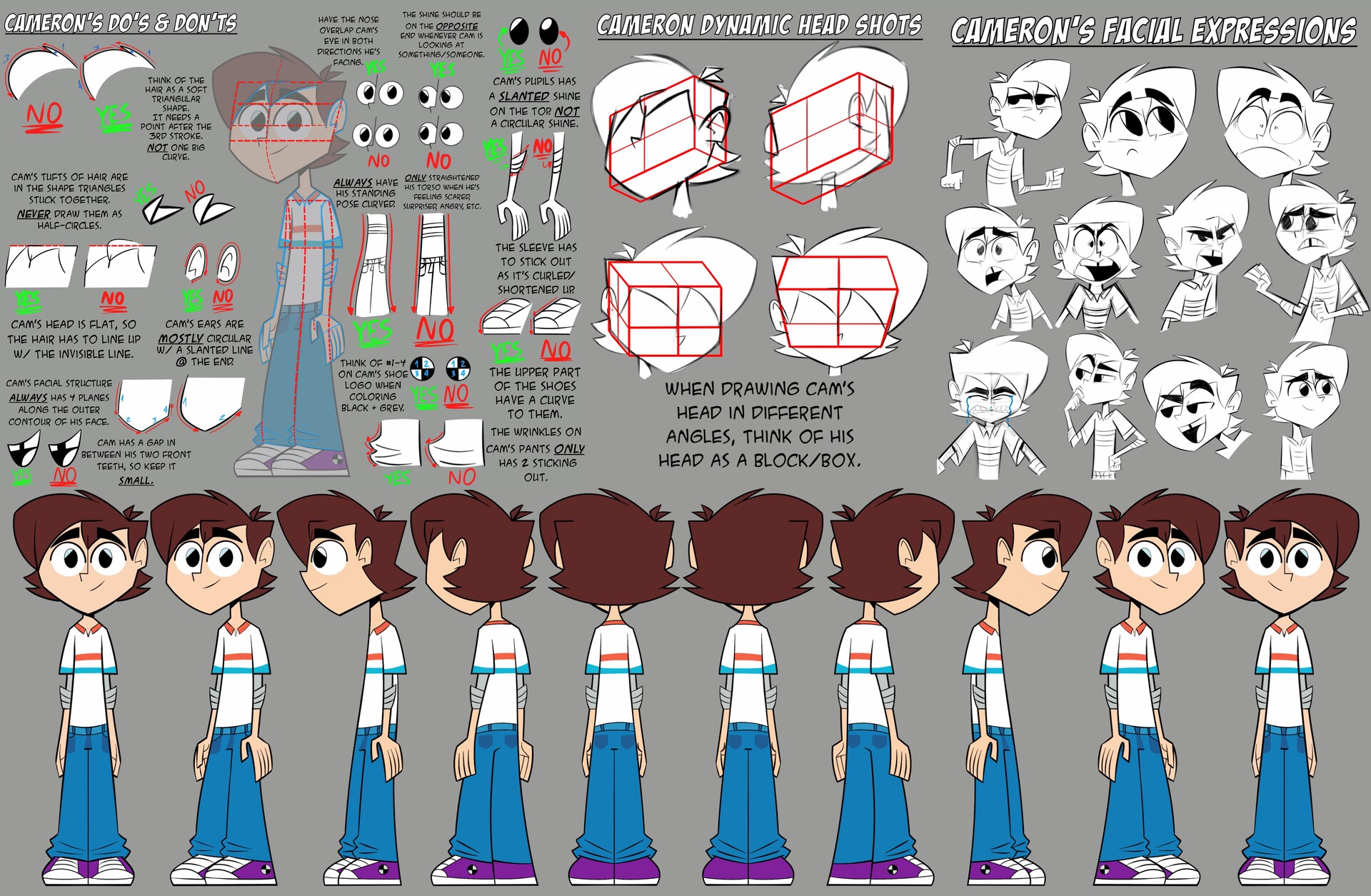 ArtStation - Cameron Model Sheets