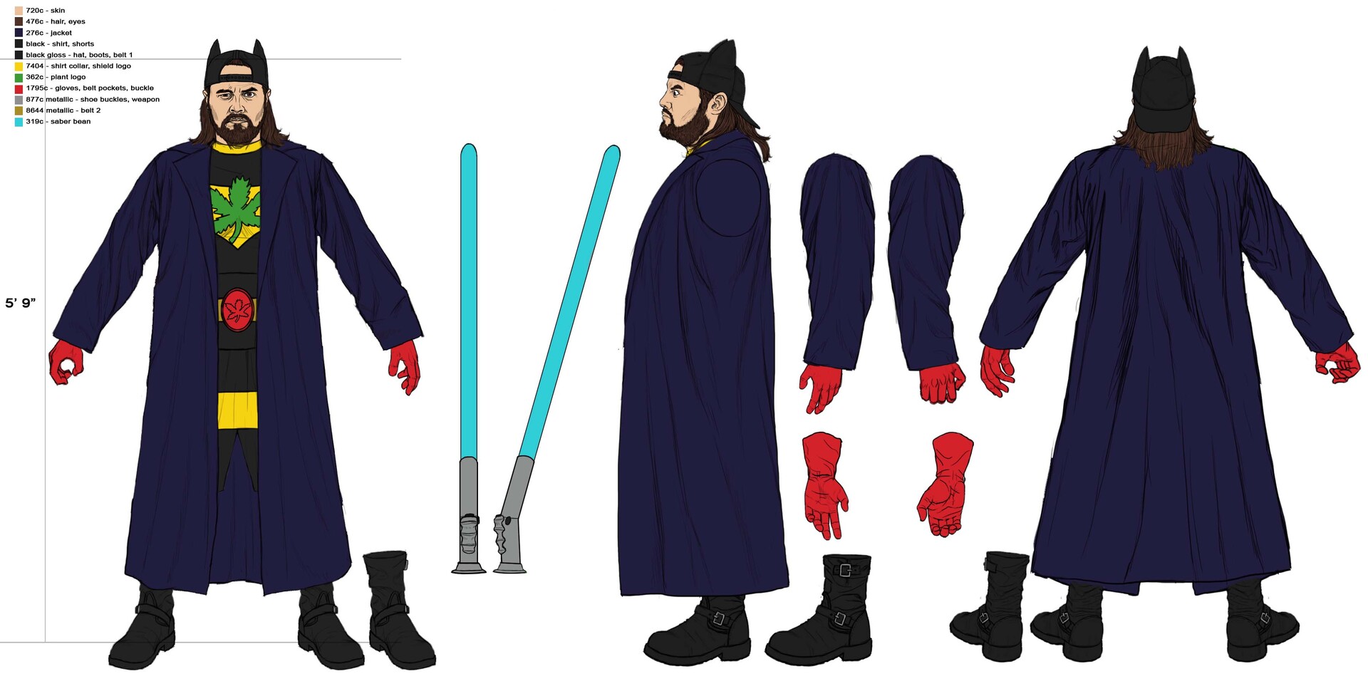 ArtStation - Toy Control Art/ Character Sheet