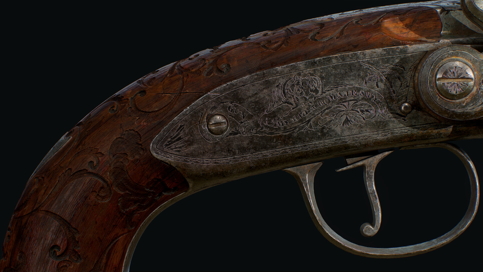 Jan Kasperczyk - Flintlock Repeating Pistol with Lorenzoni Action