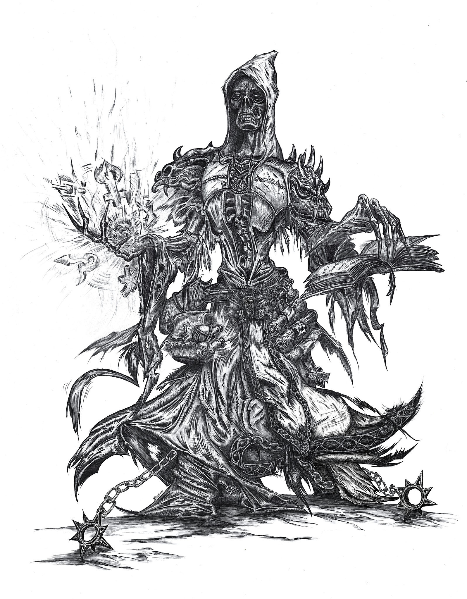 ArtStation - Lich mage concept