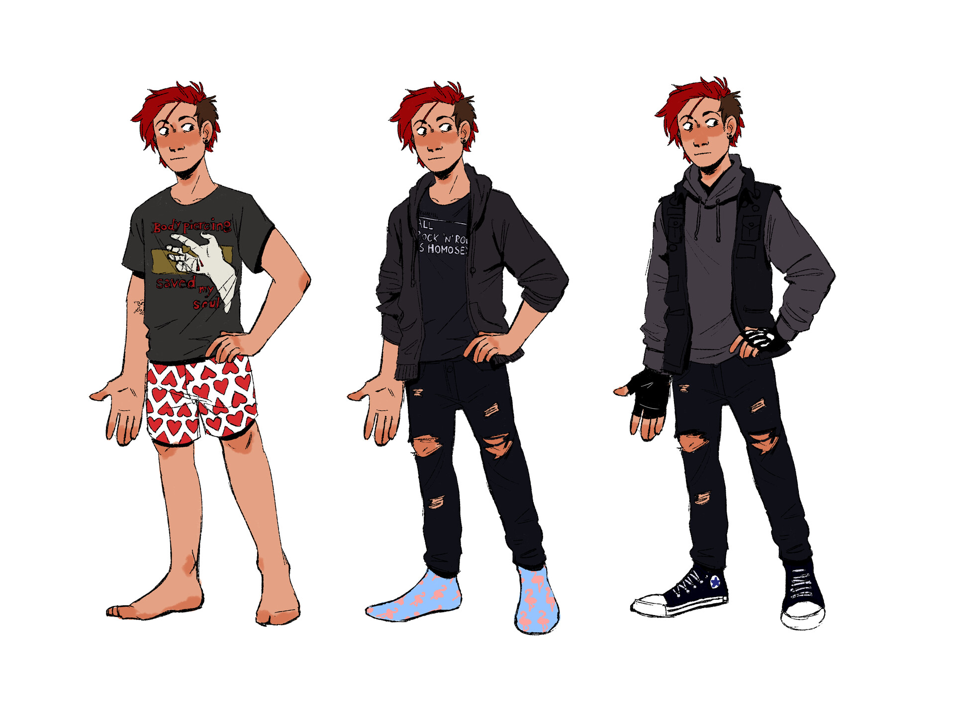 ArtStation - past character idea for a comic