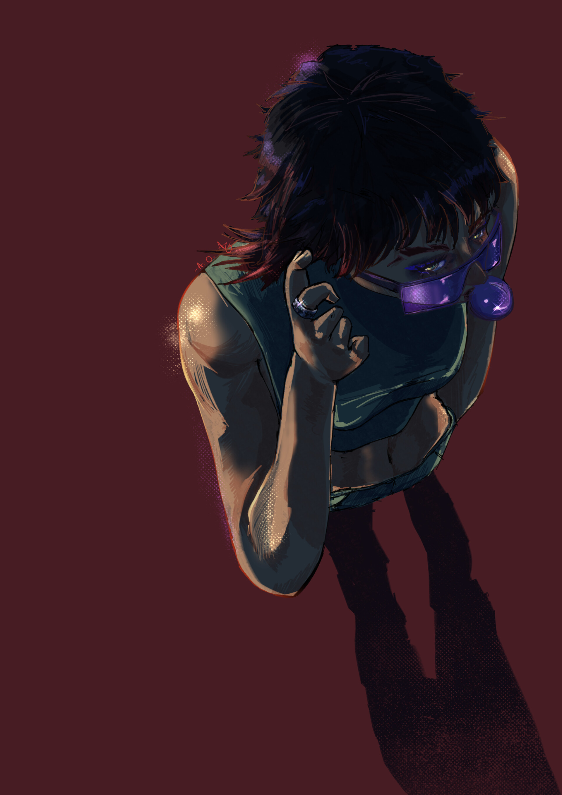 ArtStation - High angle practice illustration