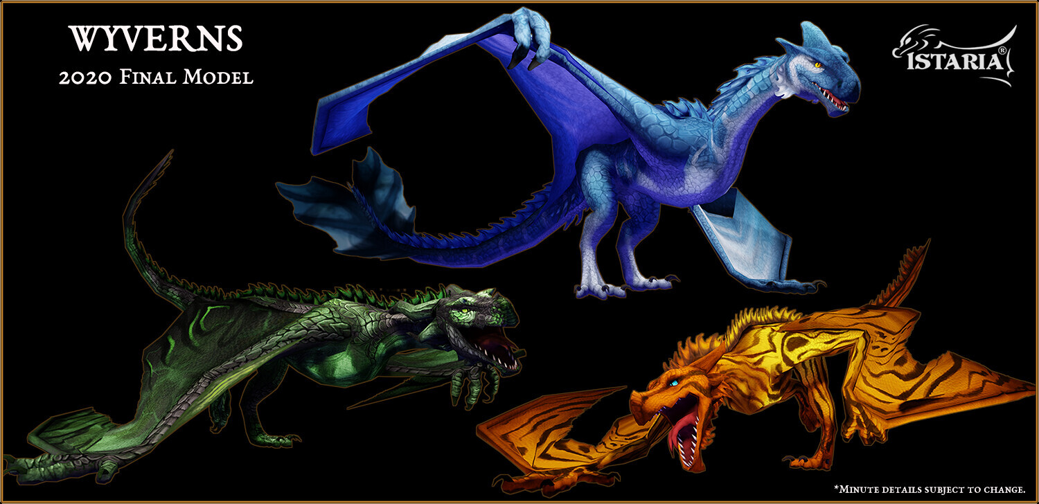 ArtStation - Ebbe'it Wyvern (Istaria: Chronicles of the Gifted)