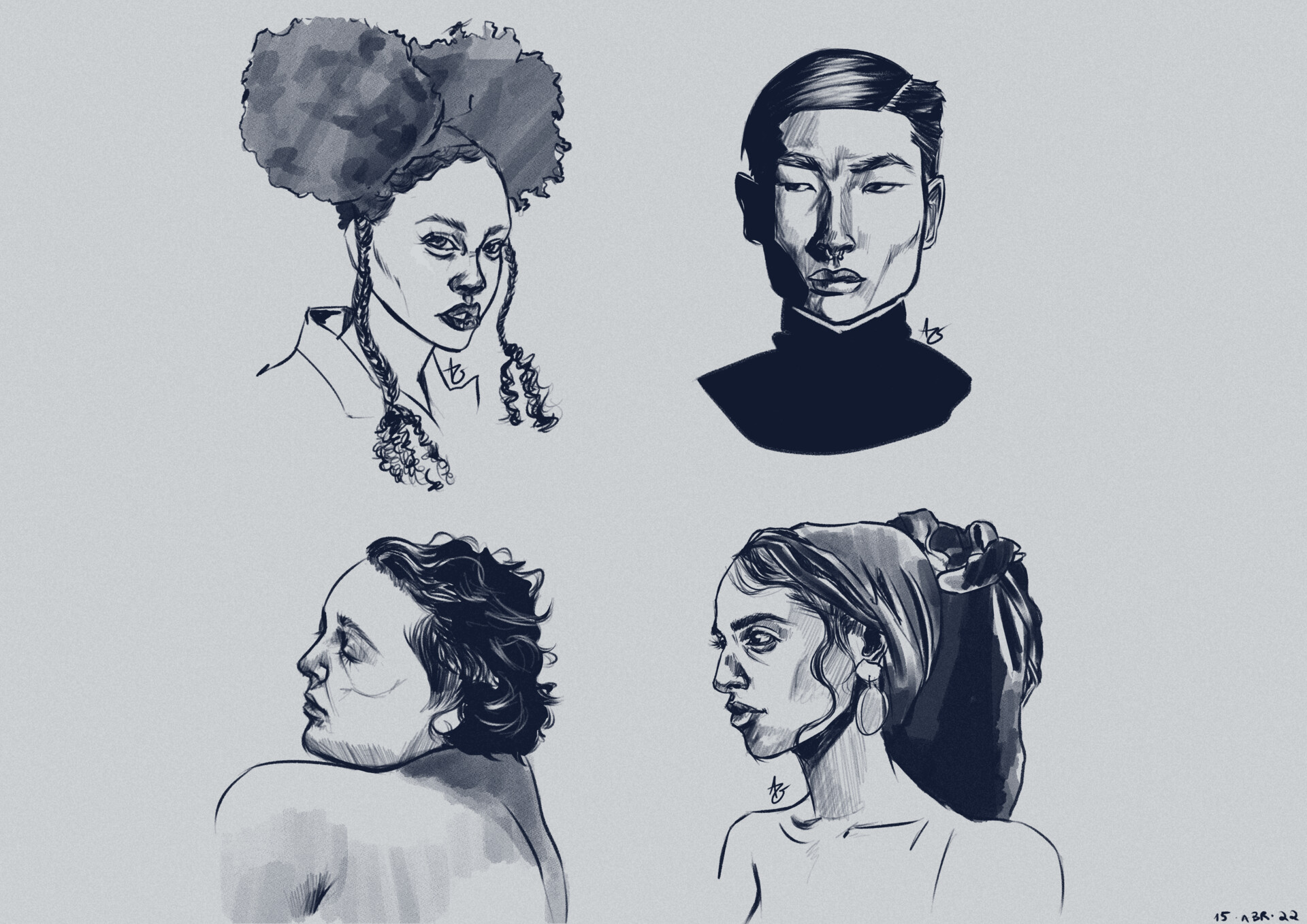 ArtStation - Portrait practice