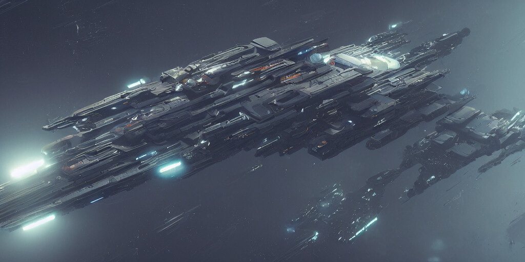 ArtStation - Space battle ships