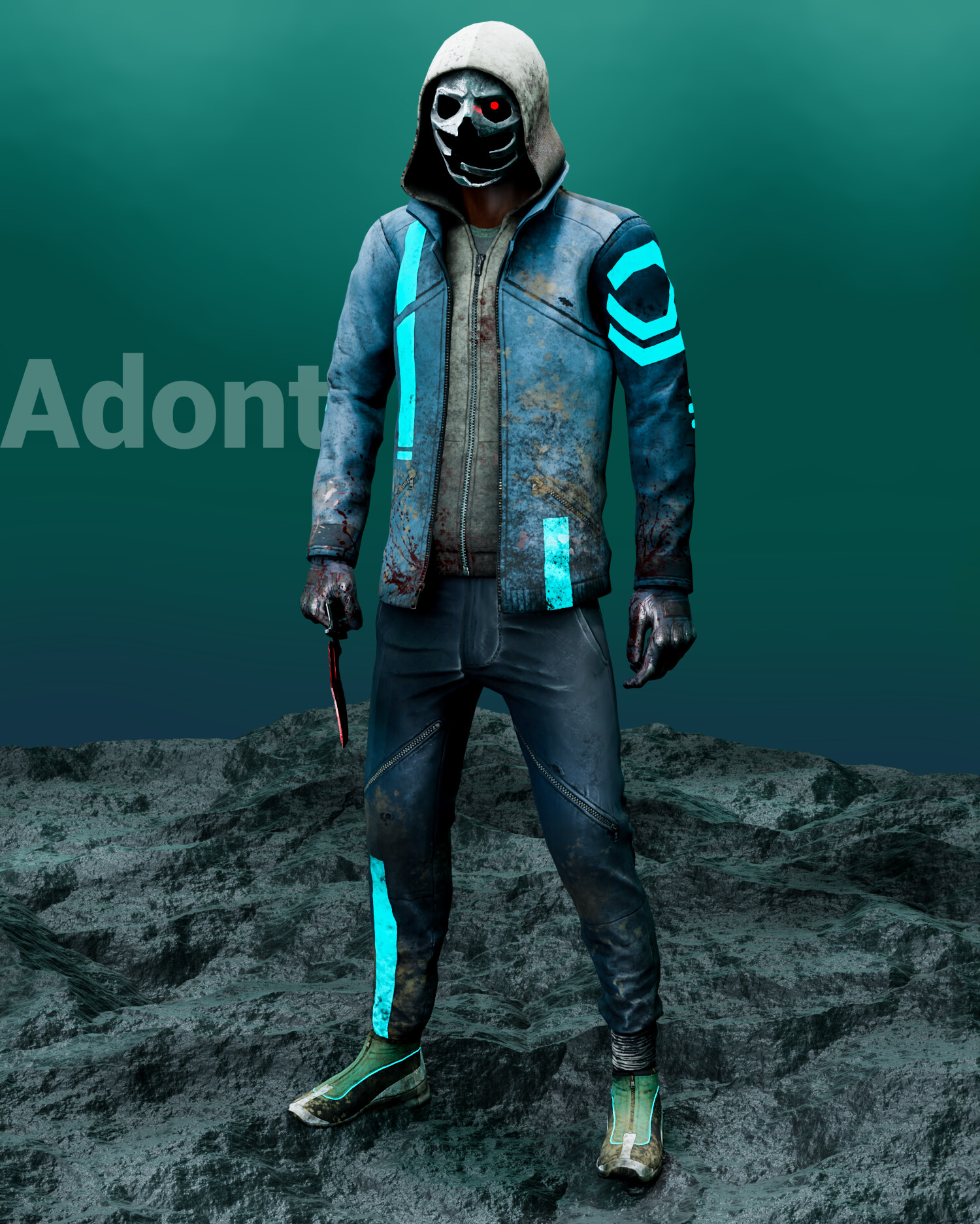 ArtStation - Standing on the.... moon?