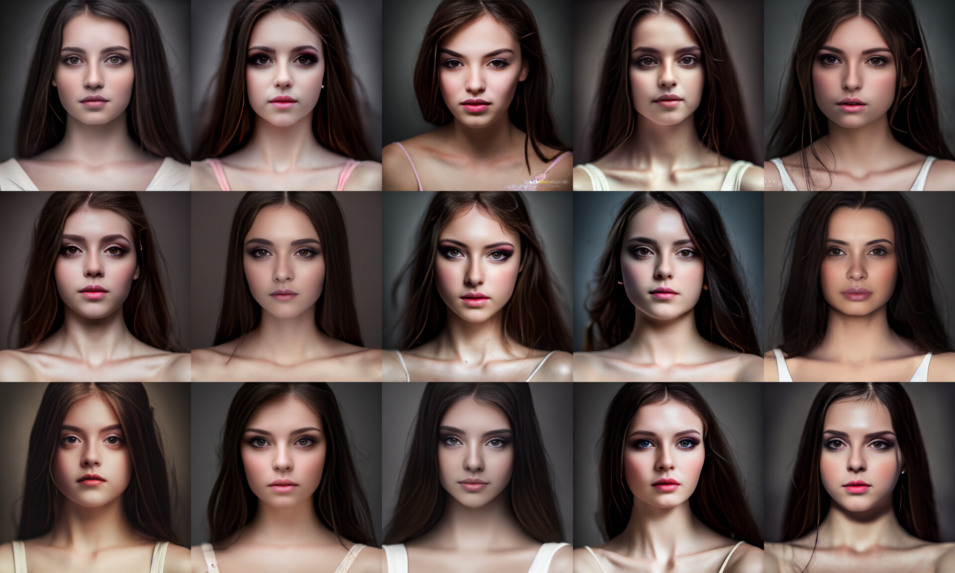 ArtStation - Portraits of nonexistent girls