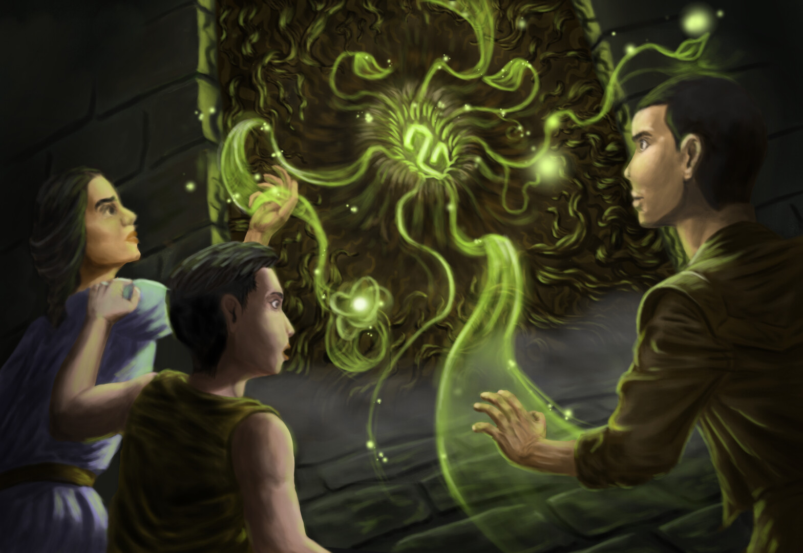 ArtStation - Rune door