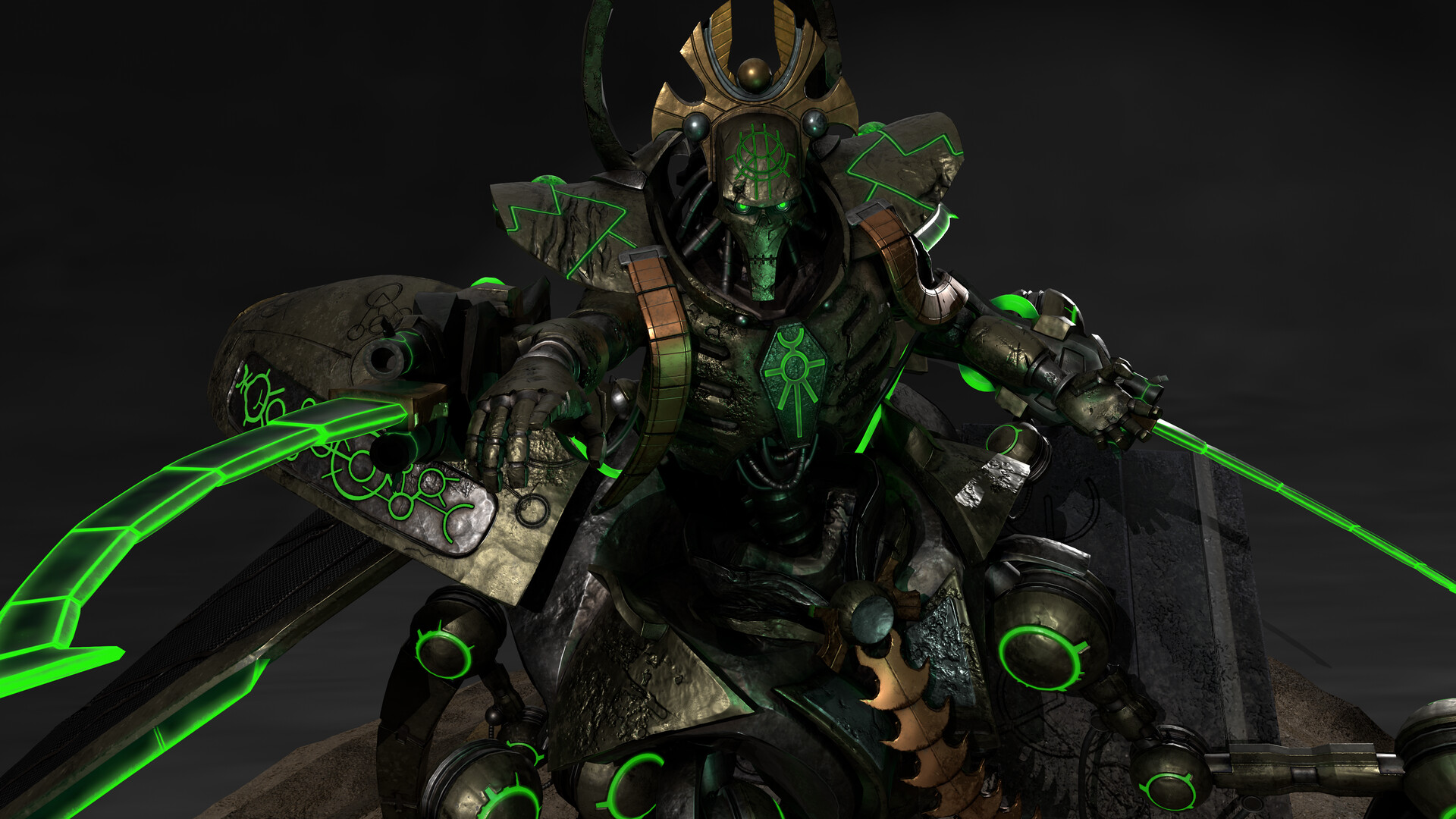 ArtStation - Necron Scarab Overlord