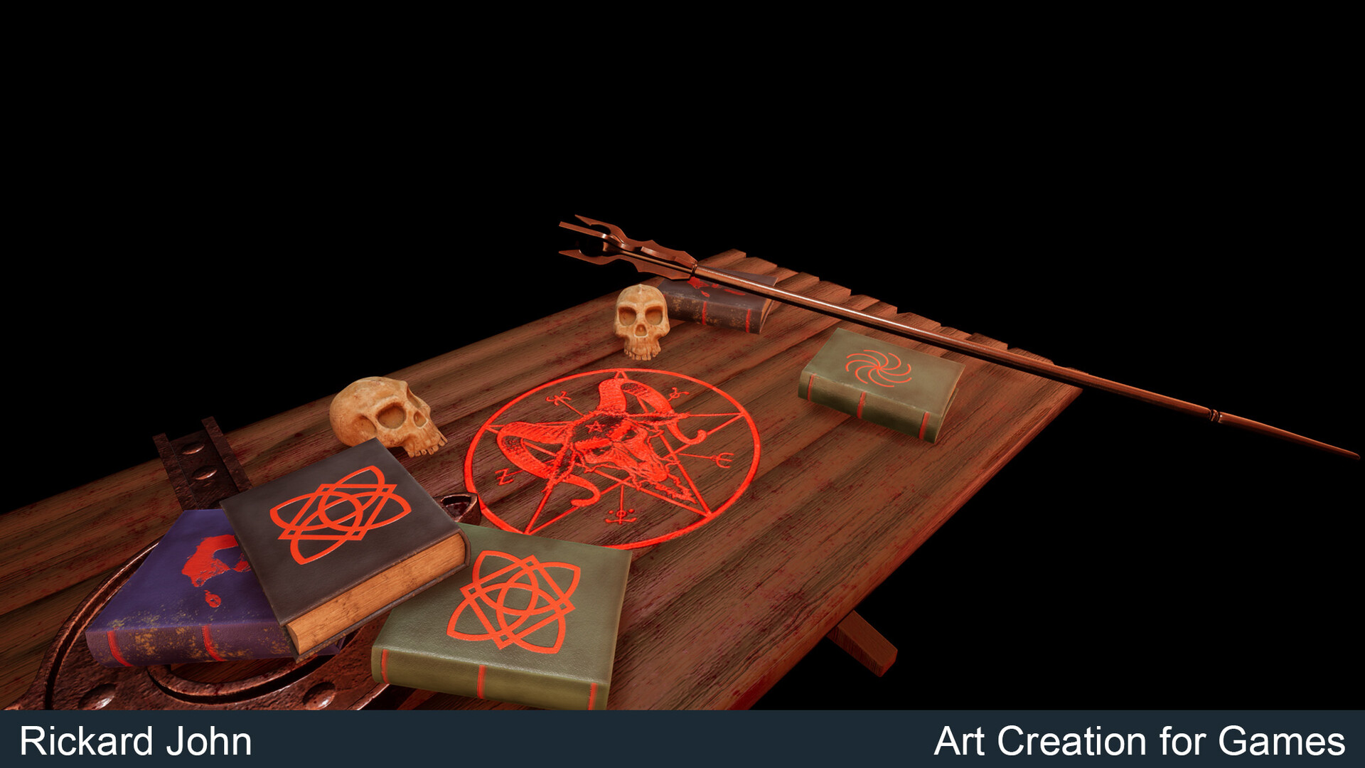 ArtStation - Occult Wizard Table- ACG Final
