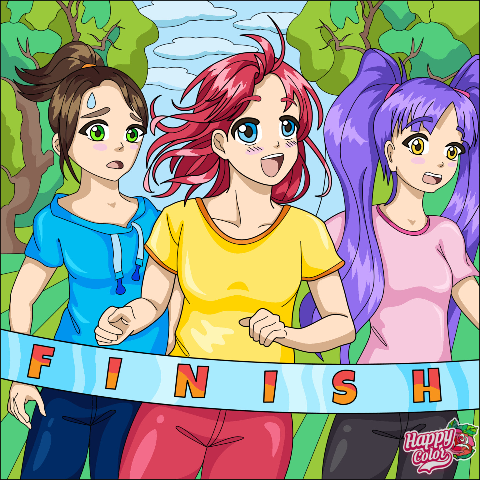 ArtStation - Sports Finish Win It's Yellow