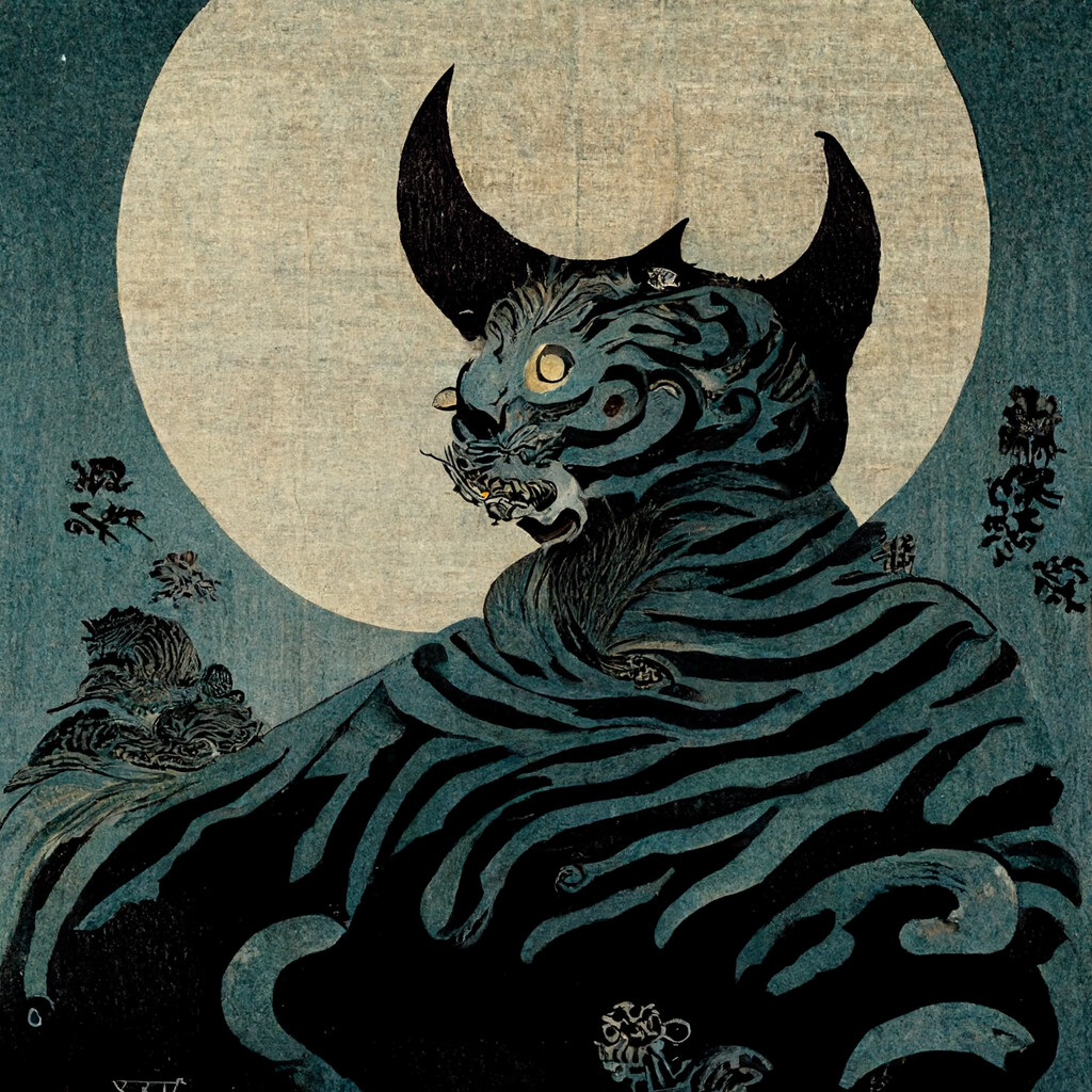 ArtStation - Tiger Yokai 2