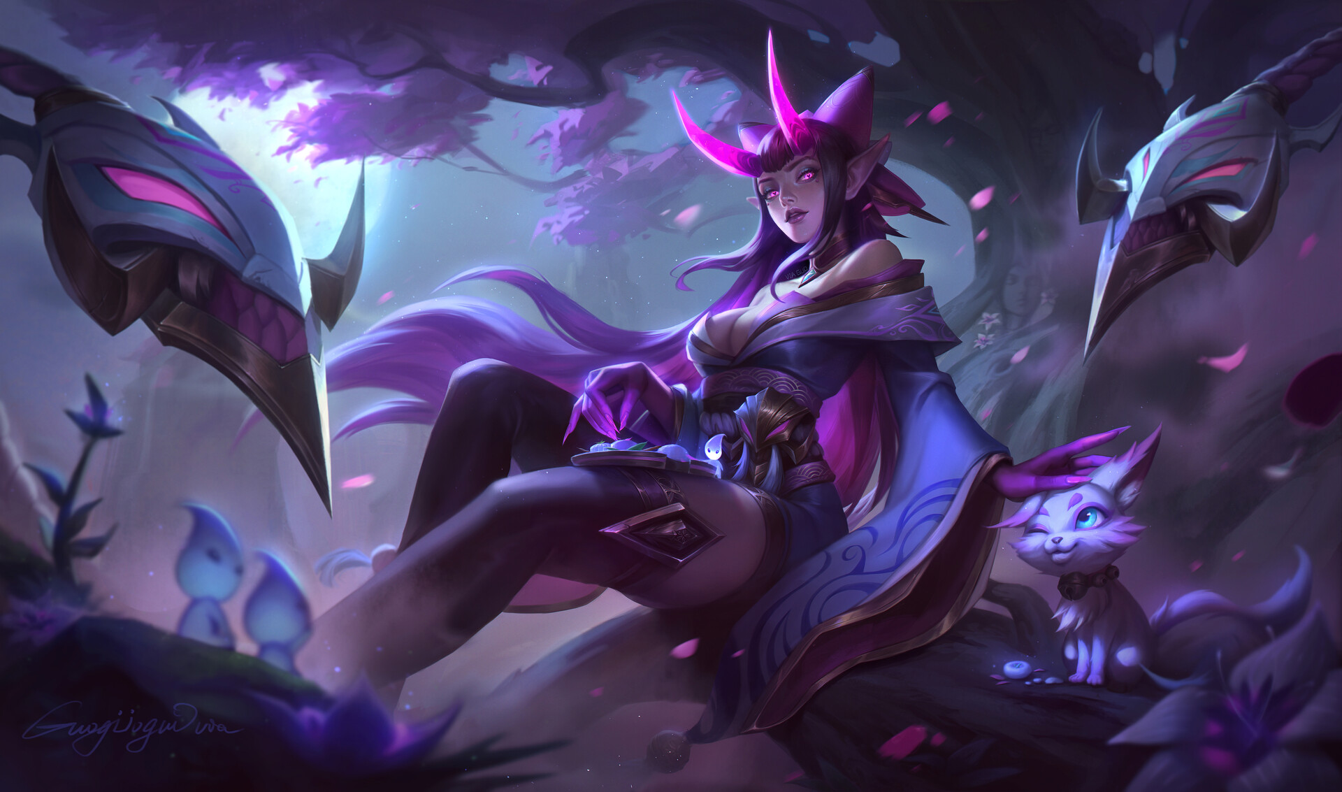 ArtStation - Spirit Blossom Evelynn Fanart