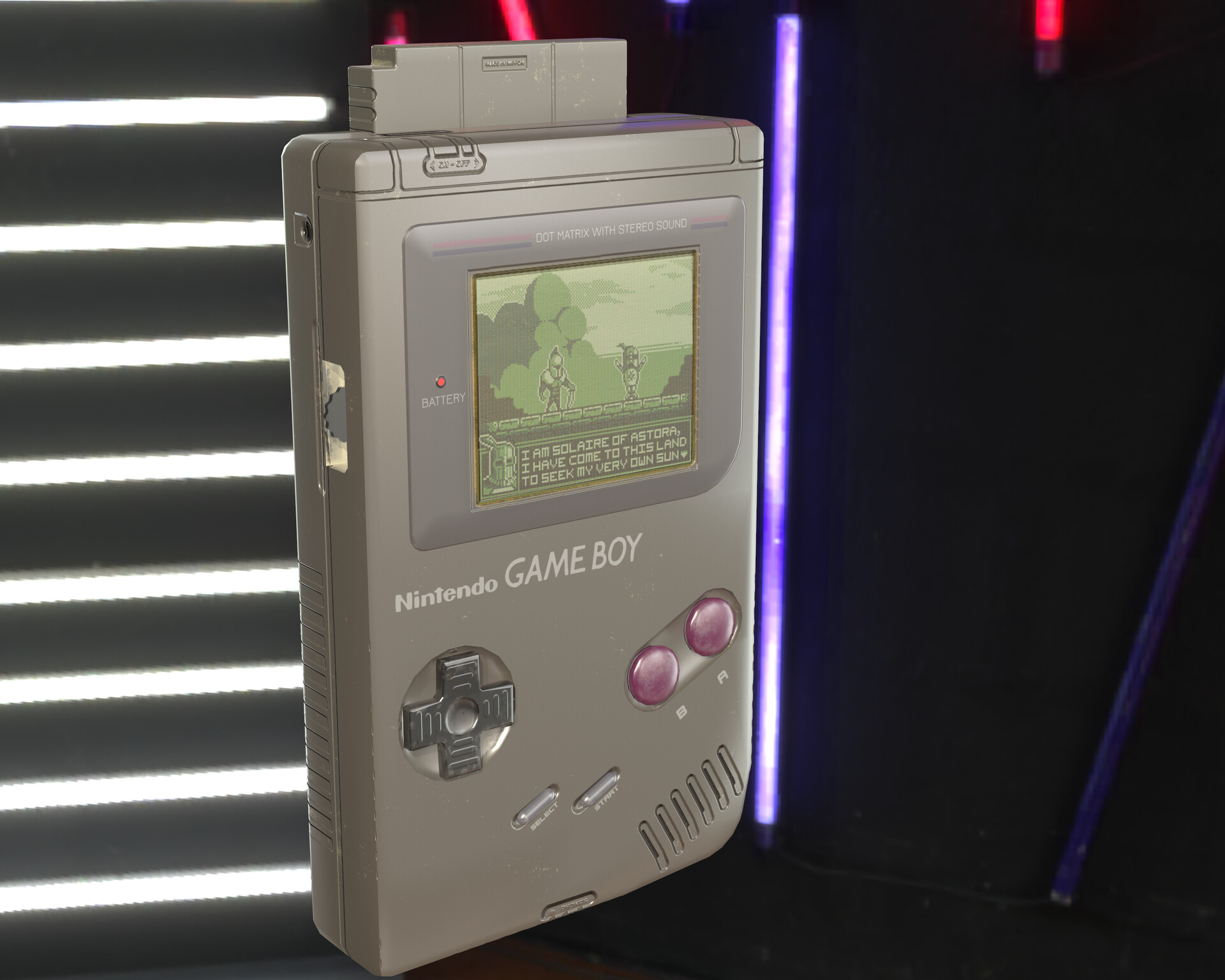 ArtStation - Gameboy model