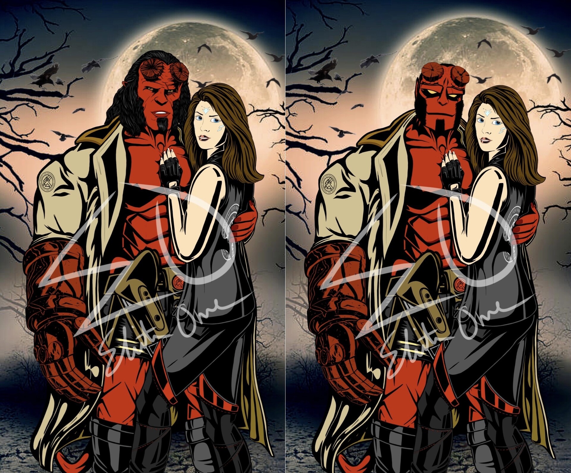 Hellboy And Liz Love