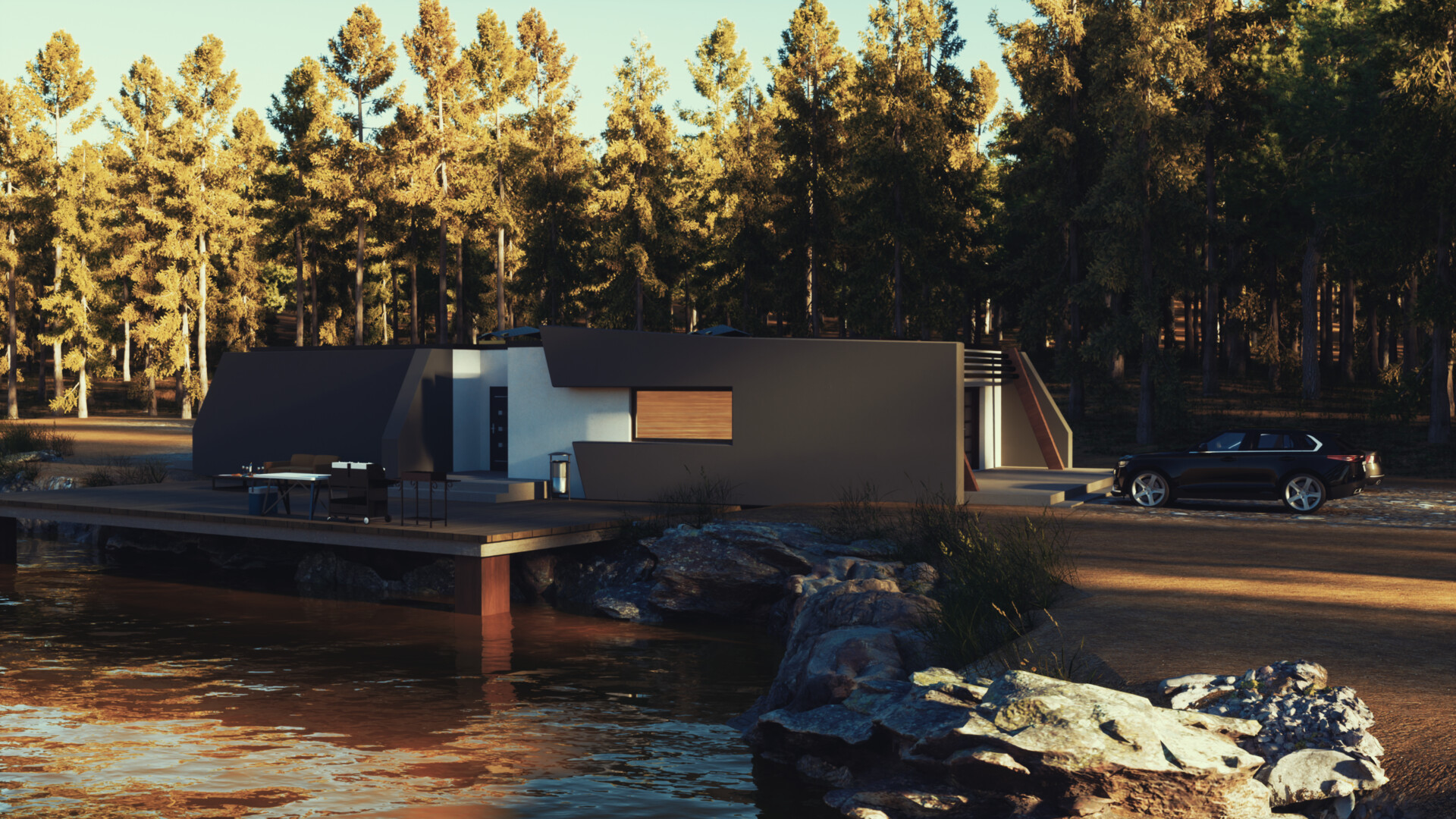 ArtStation - Lake house