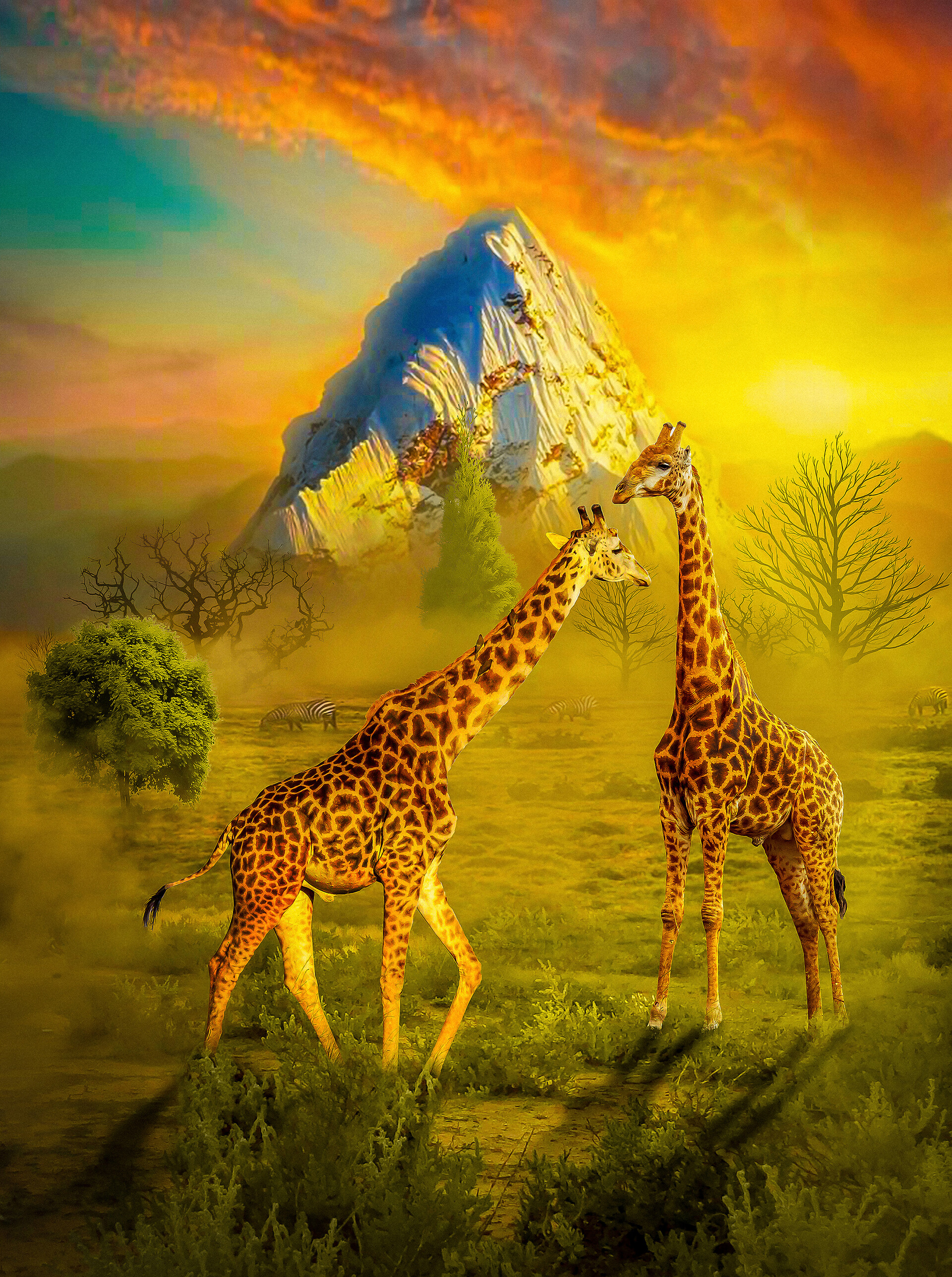 ArtStation - Jungle Giraffe