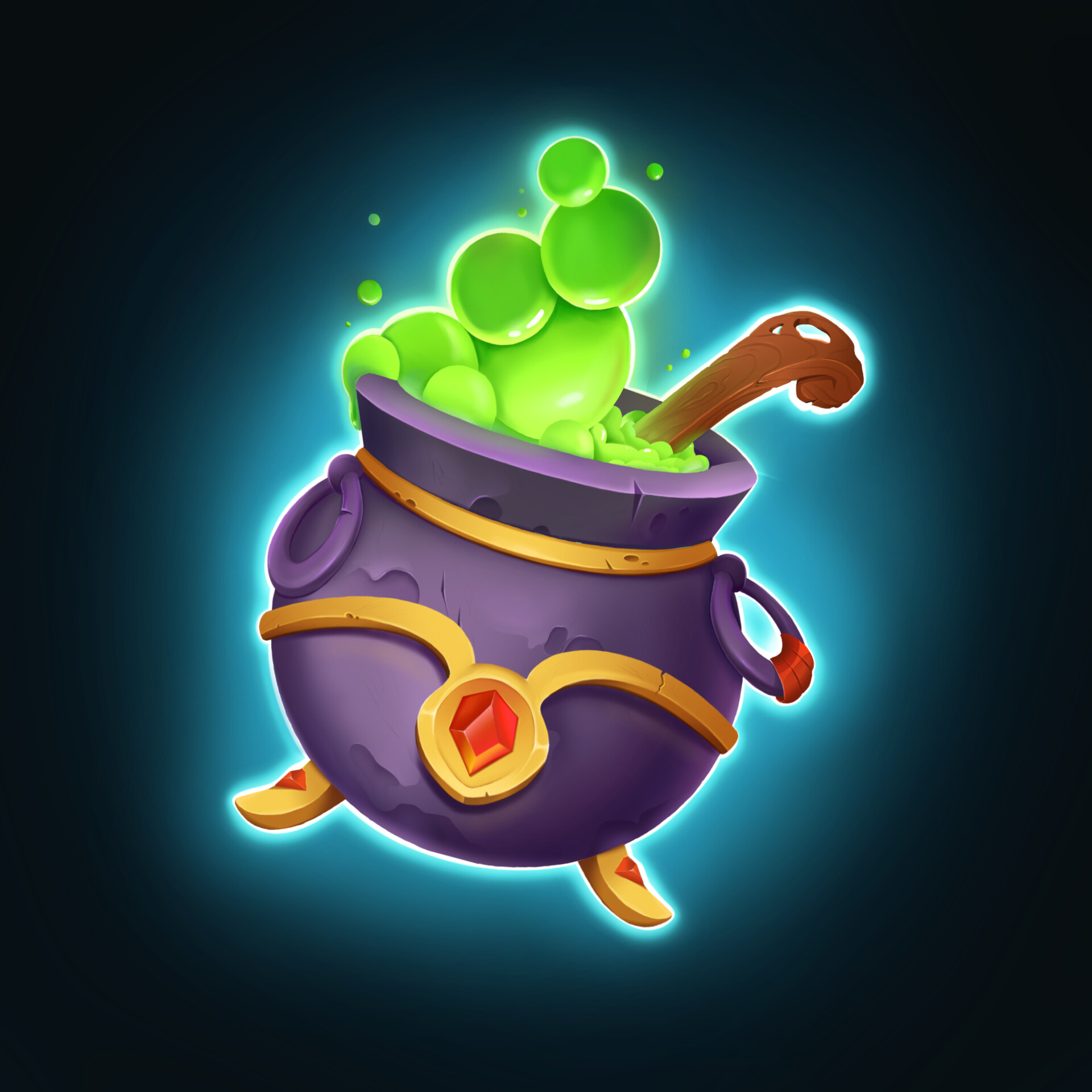 ArtStation - The witch's cauldron