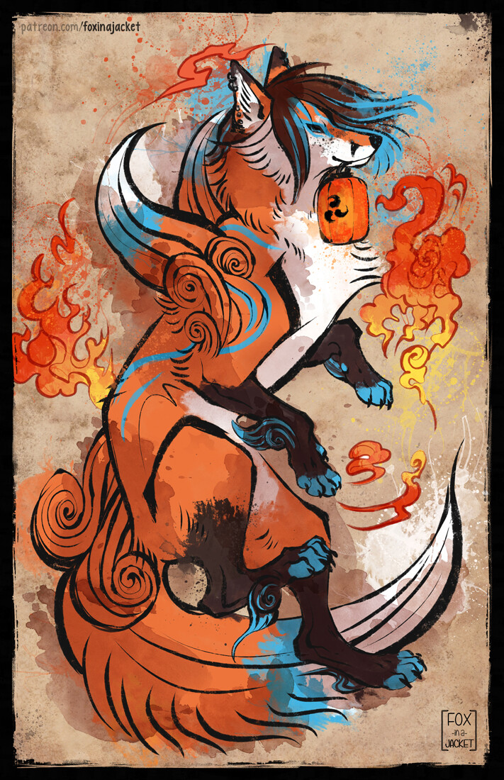 ArtStation - Okami style commissions