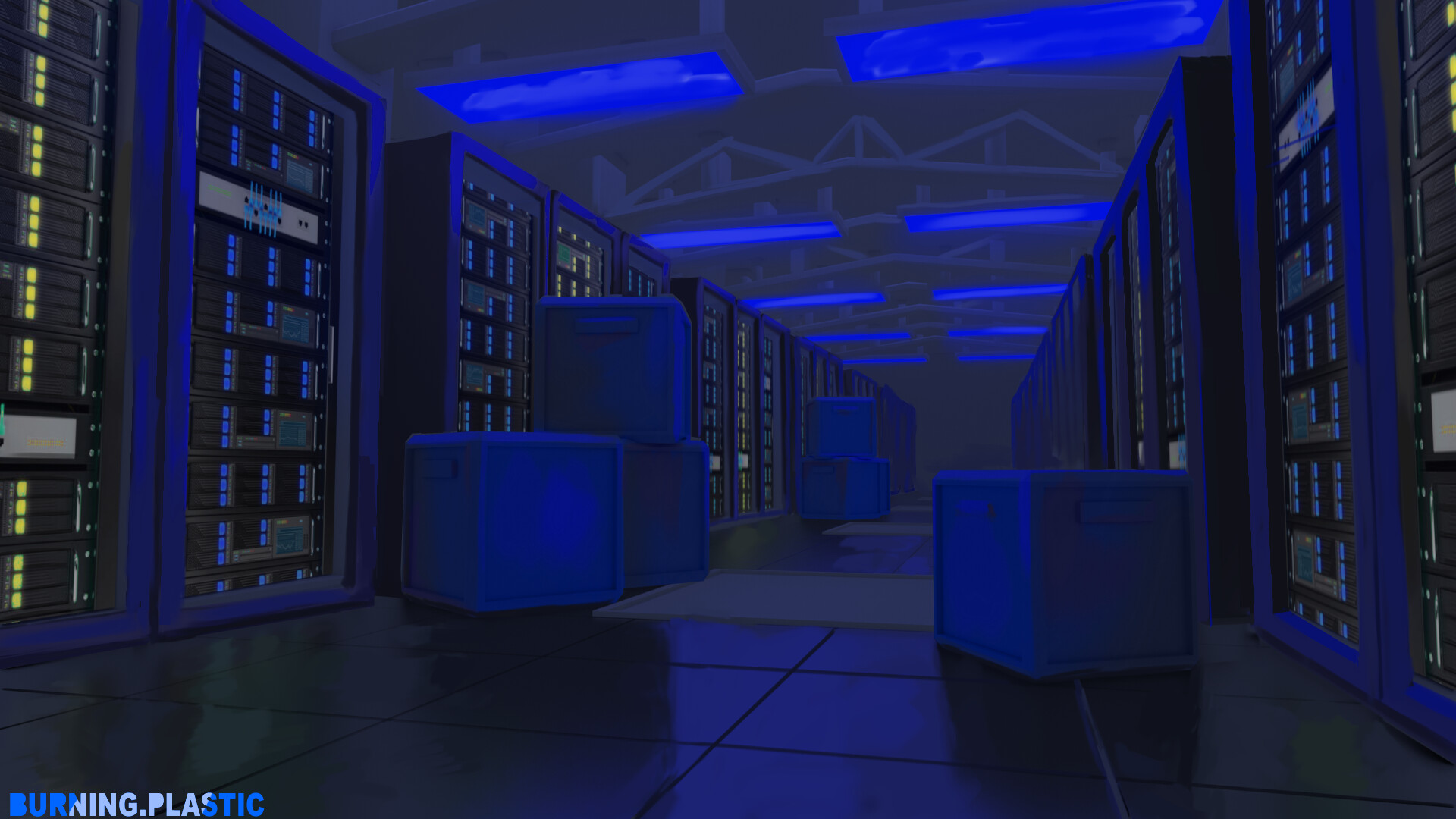 ArtStation - server room