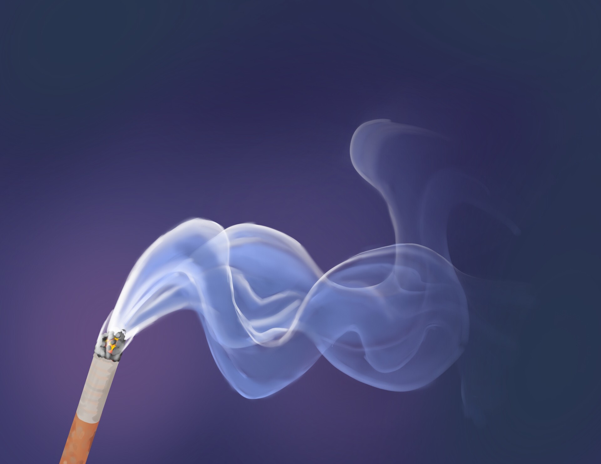 ArtStation - Smoke study