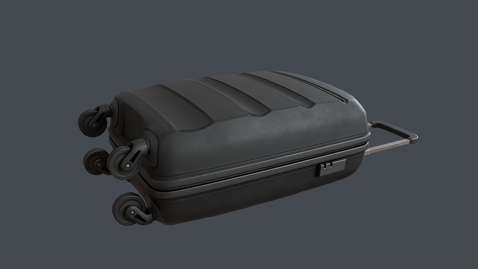 ArtStation - Suitcase on wheels Lowpoly