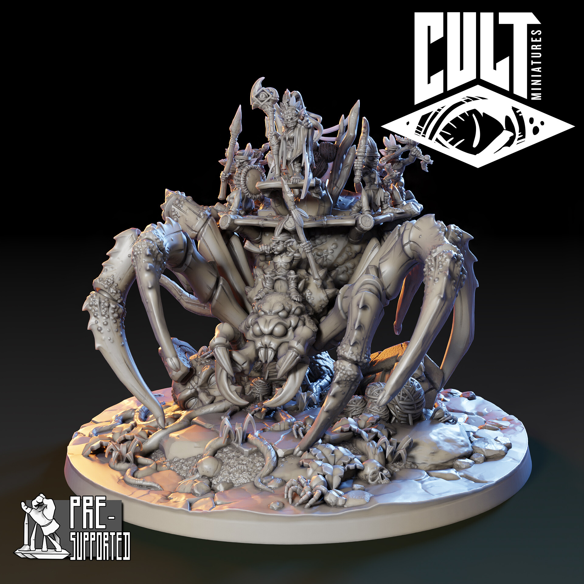 ArtStation - Goblin Driud + Great Spider