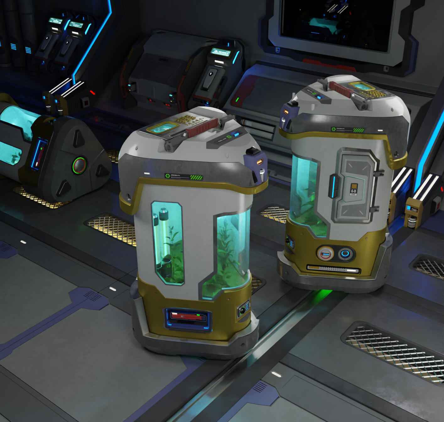 ArtStation - Sci-fi plant Box