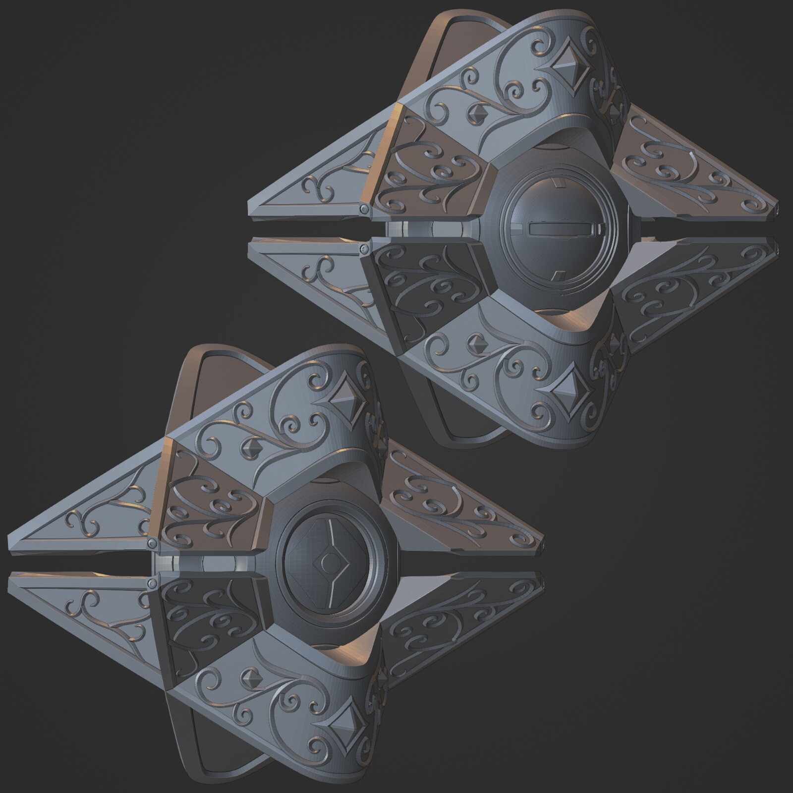 sliceables - DESTINY 2 VIGILANCE GHOST SANCTIFIED SHELL 3D MODEL FOR 3D ...