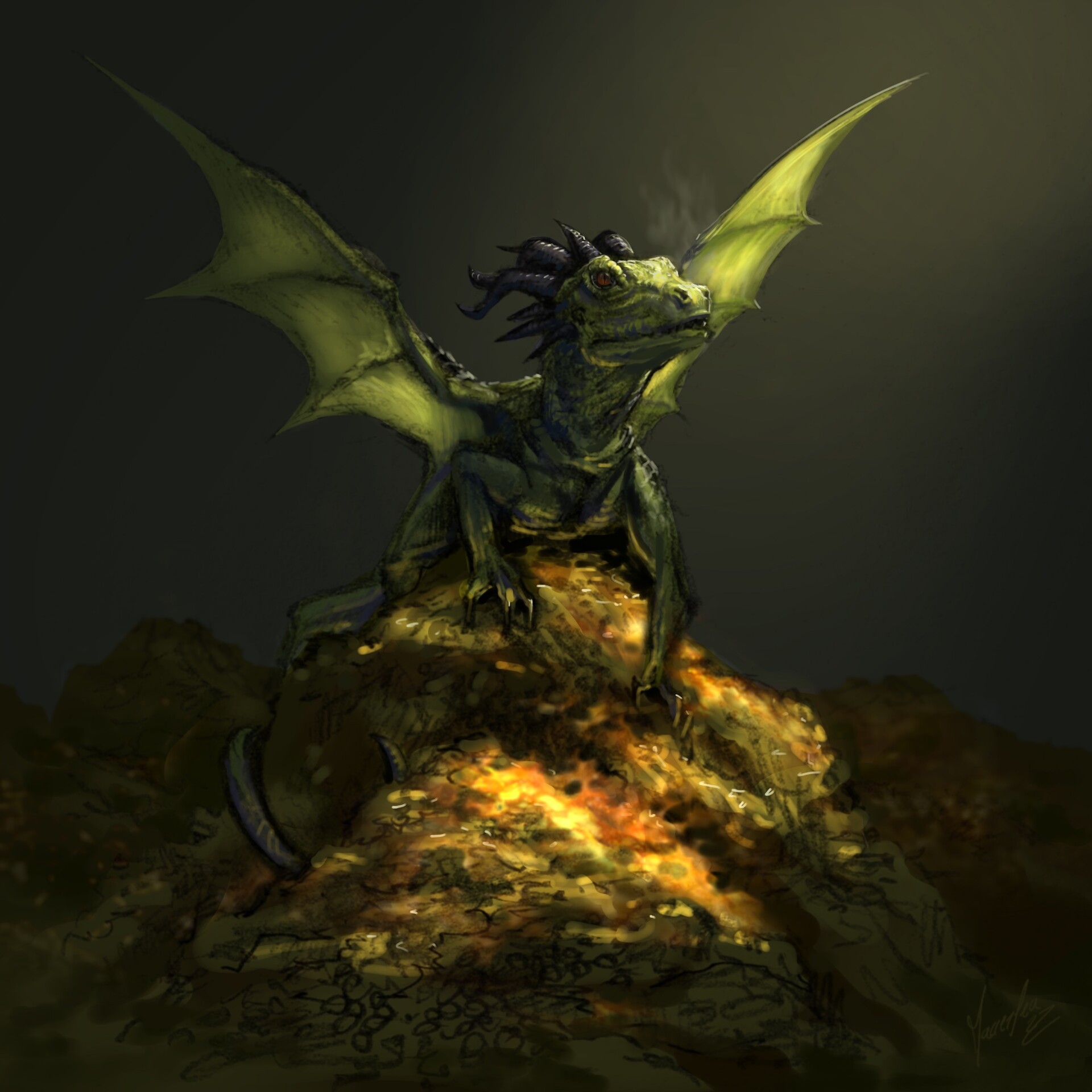 ArtStation - Dragon Treasure