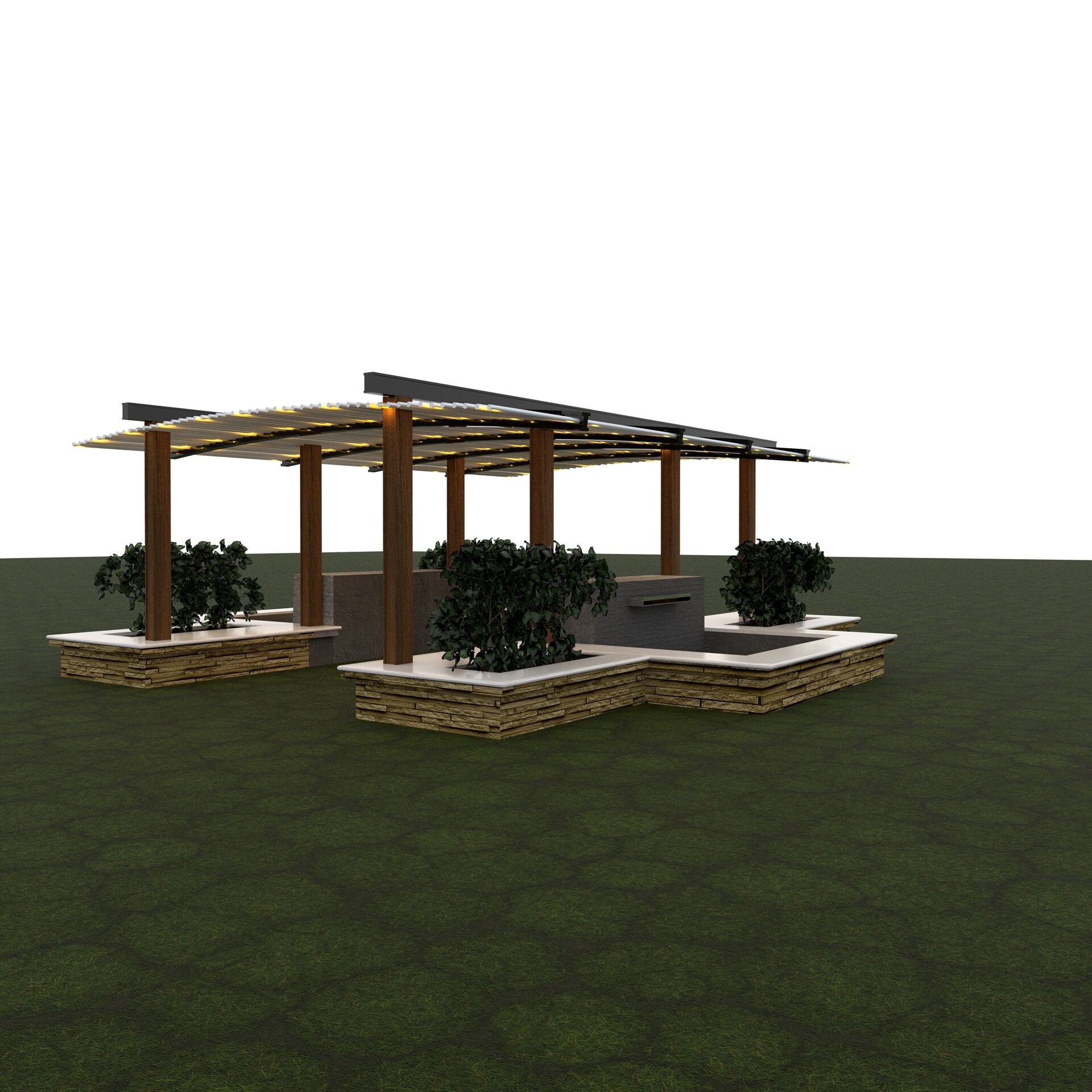 ArtStation - MODEL OF GARDEN