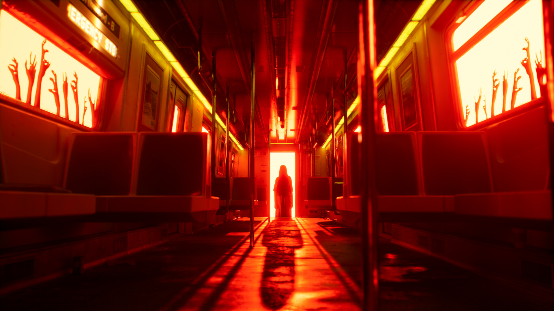 ArtStation - F.E.A.R The Witch On Train