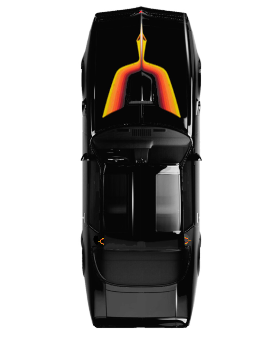 ArtStation - fire-am car top view