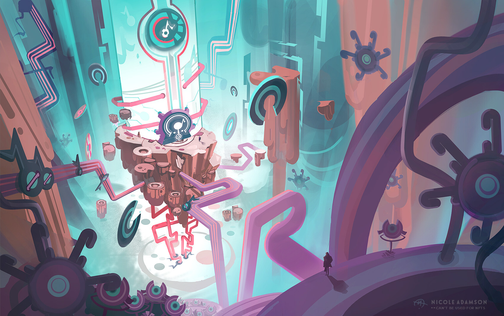 ArtStation - Vibron Containment Center + Environment and Prop Concept Process