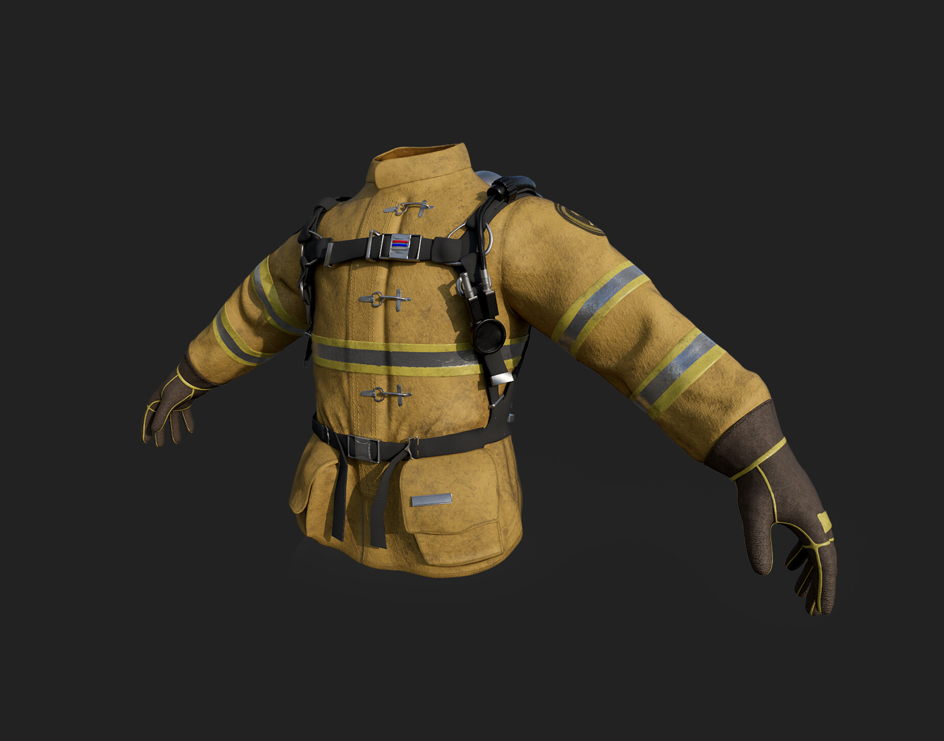 ArtStation - Firefighter suit