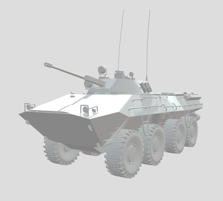 ArtStation - BTR-90 (HighPoly)