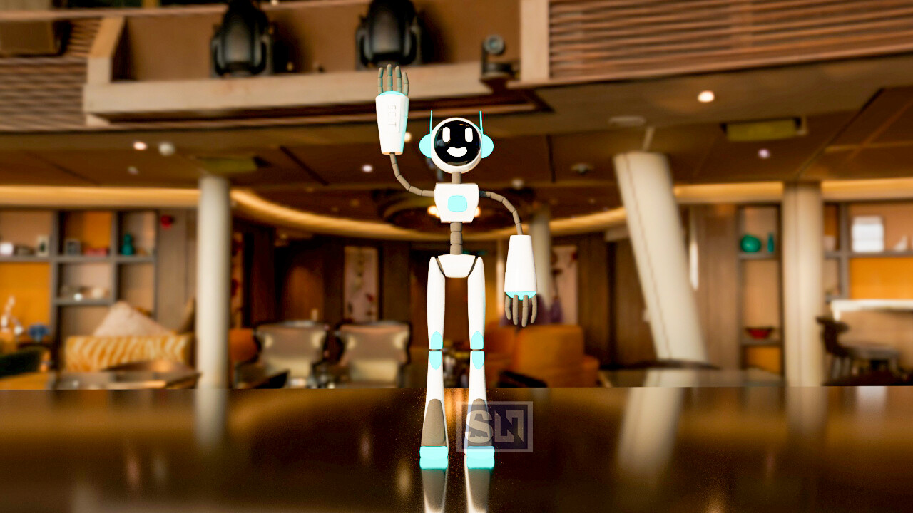 ArtStation - 3d robot from "Artifi-Souls" webtoon