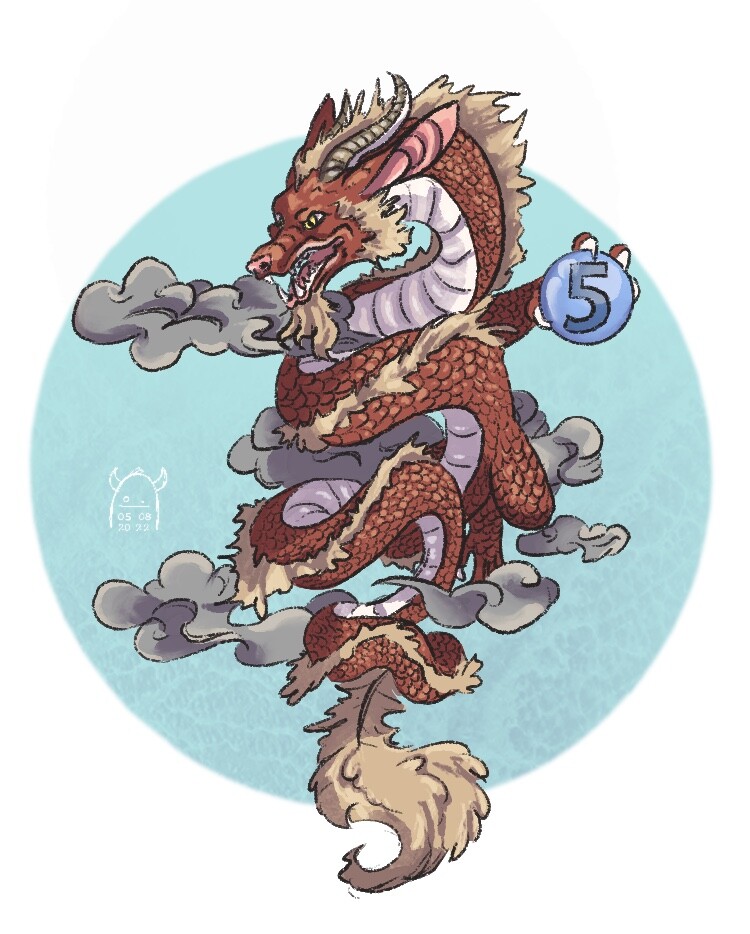 ArtStation - Smaugust 2022: 05 Yokai Dragon