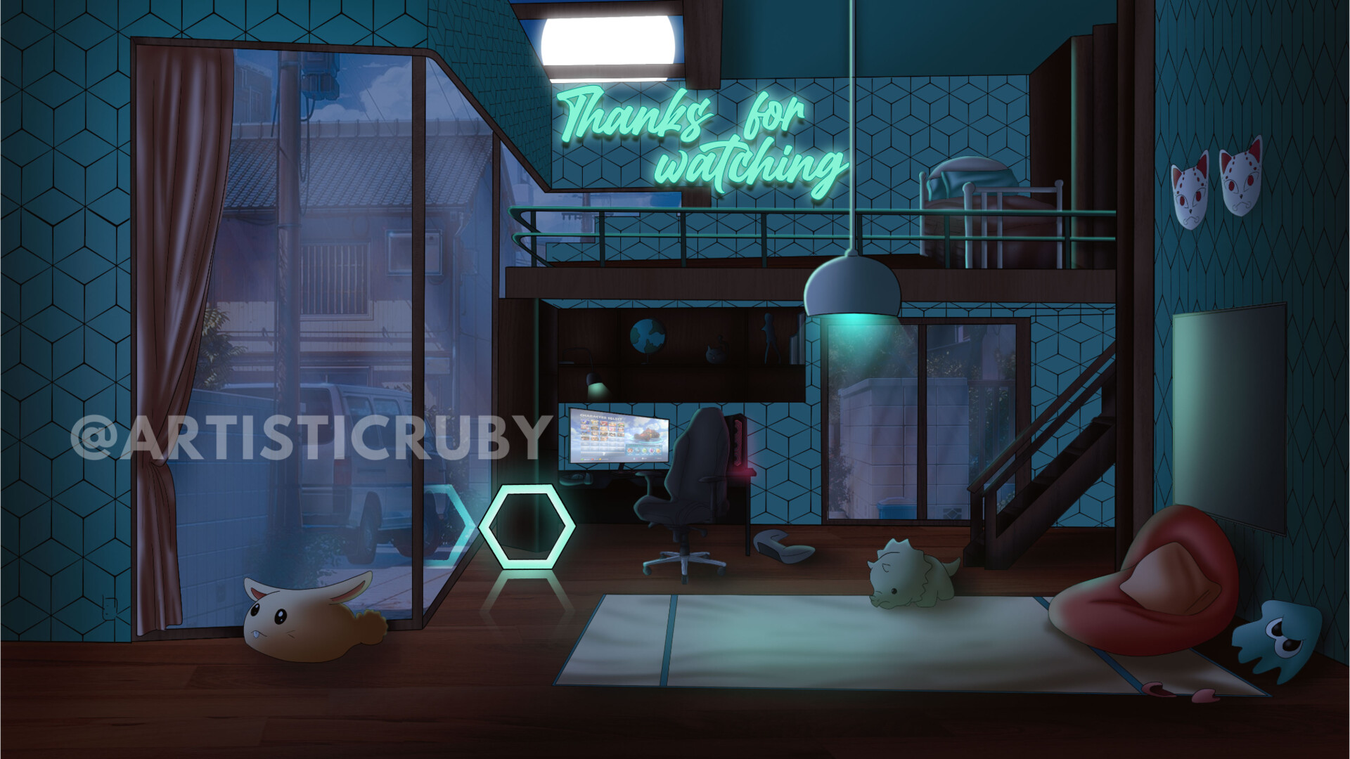 ArtStation - Custom Twitch Background