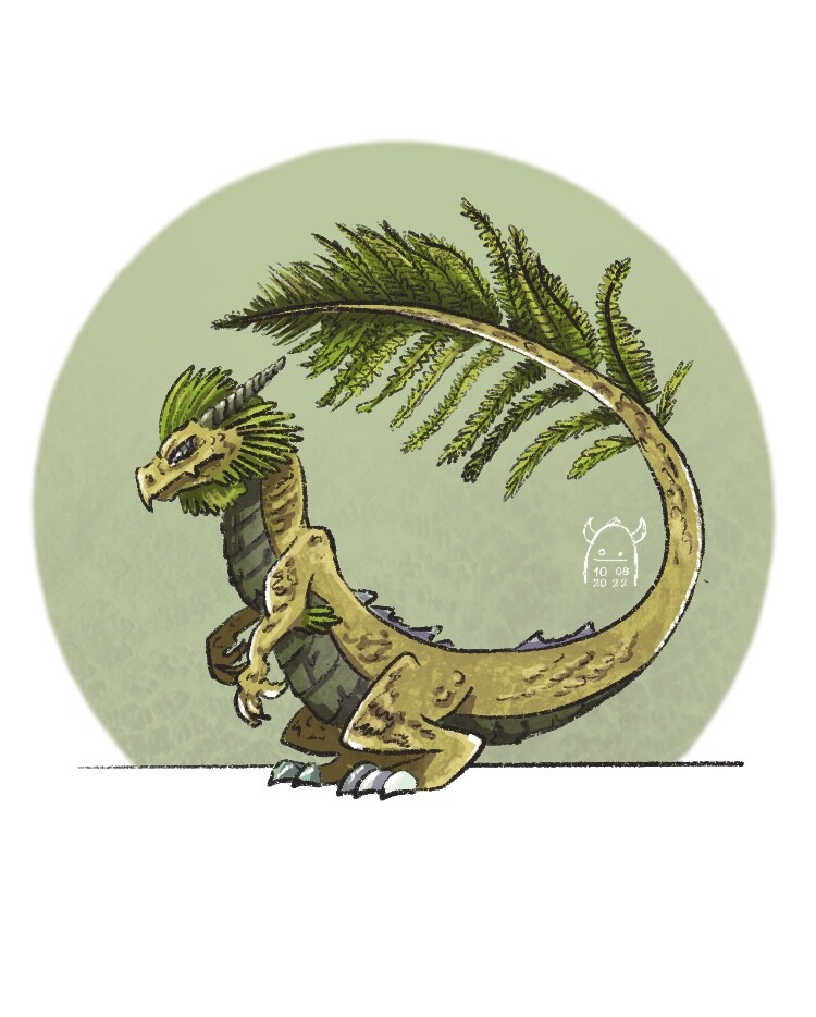 ArtStation - Smaugust 2022: 10 Farn Dragon