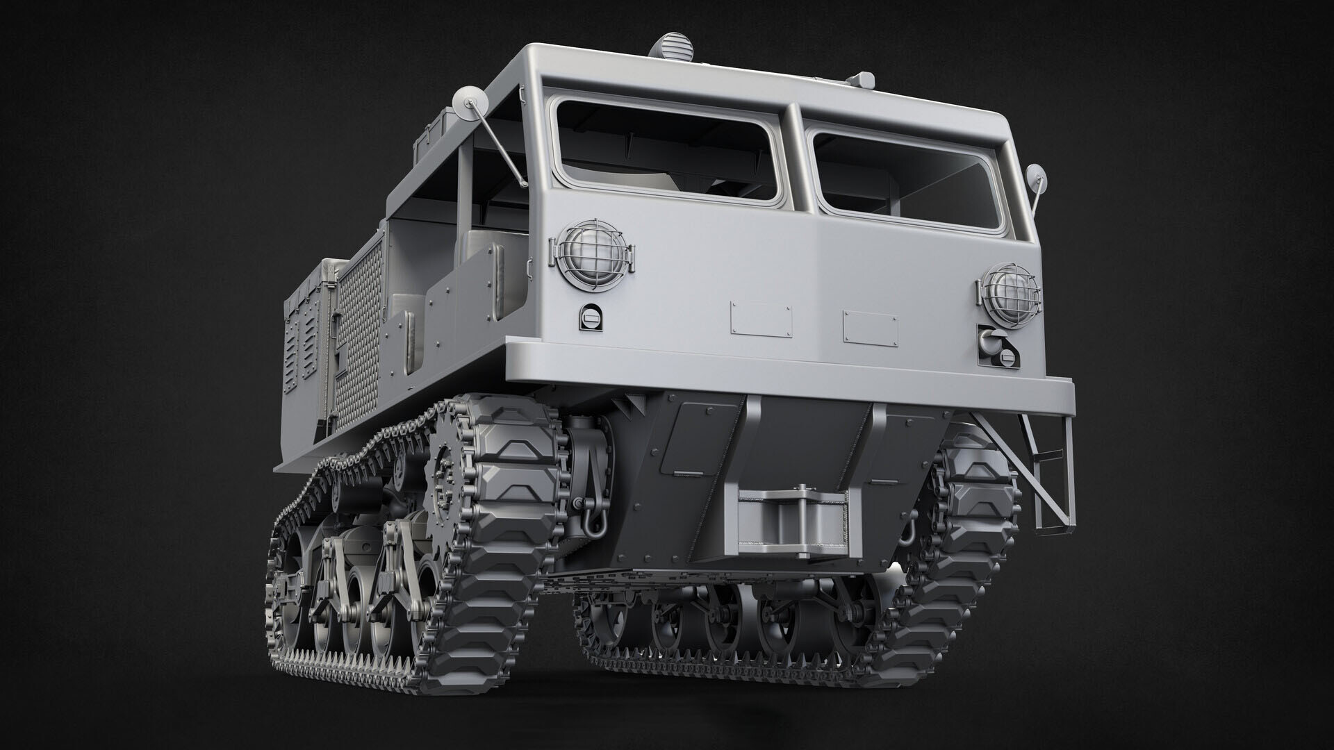 ArtStation - Artillery tractor