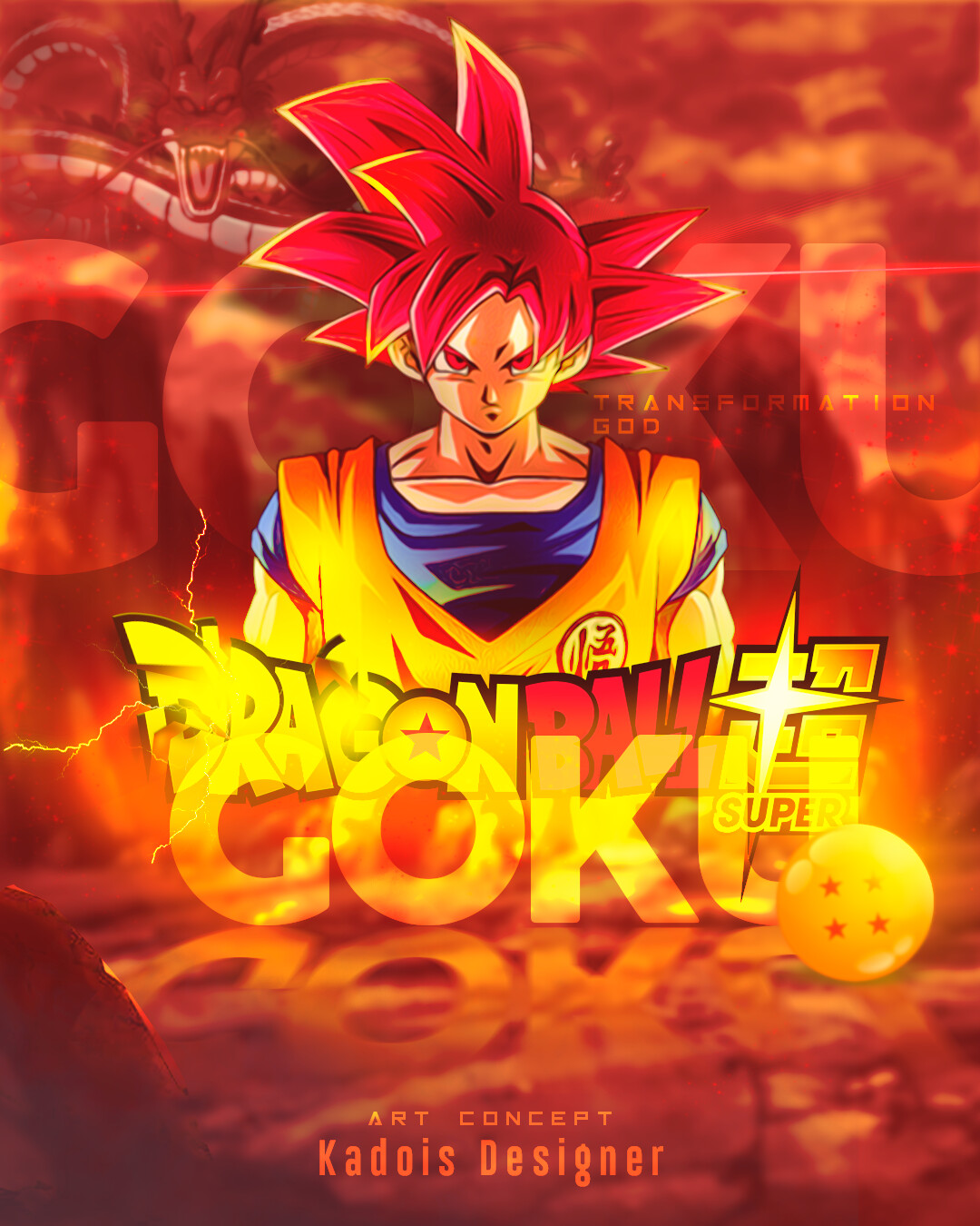 ArtStation - ART CONCEPT - GOKU DBZ