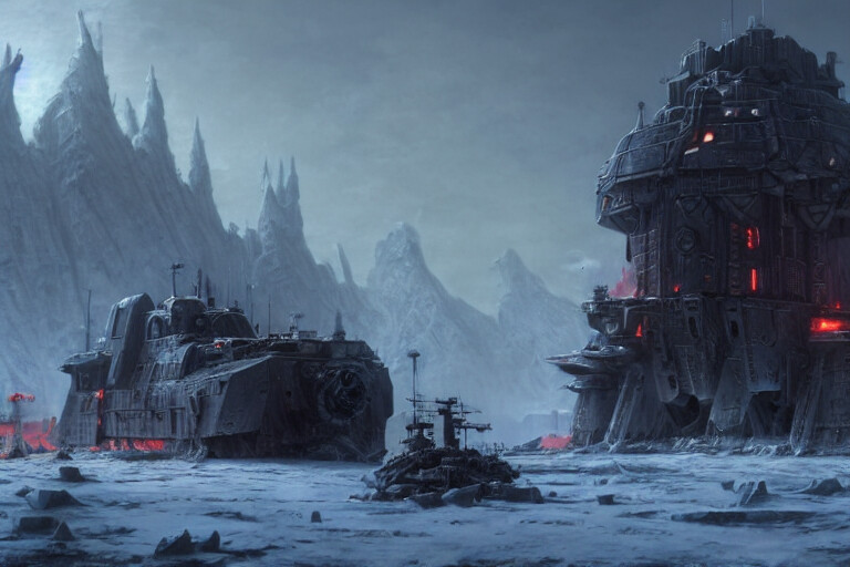 ArtStation - Frozen fortress