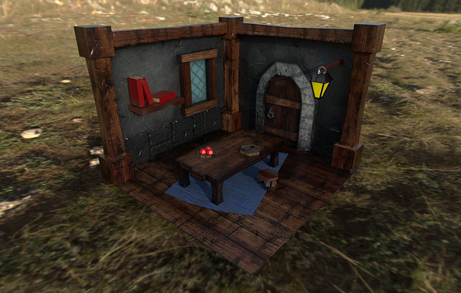 ArtStation - Medieval room