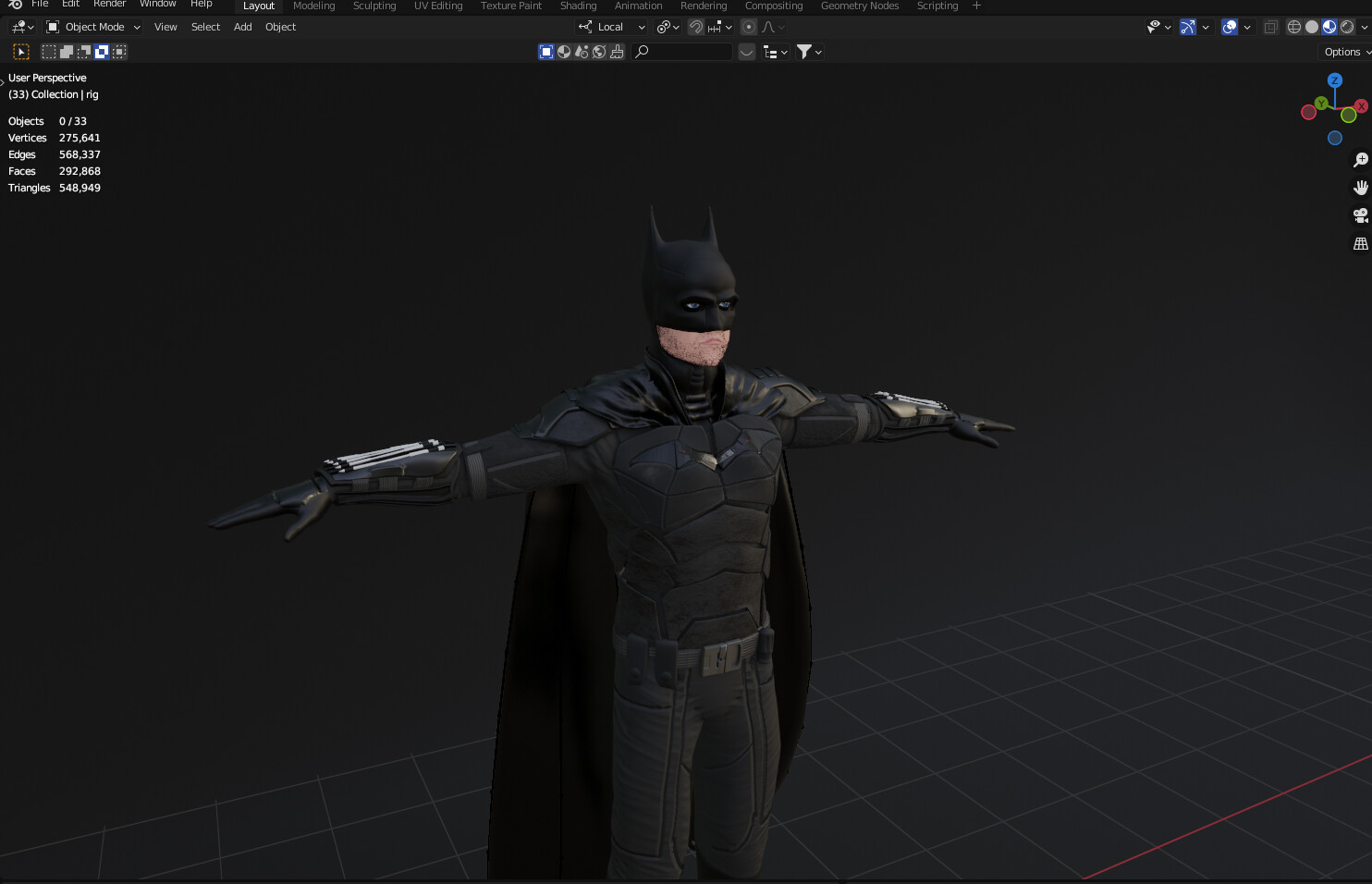 ArtStation - The Batman 2022 Movie Rig