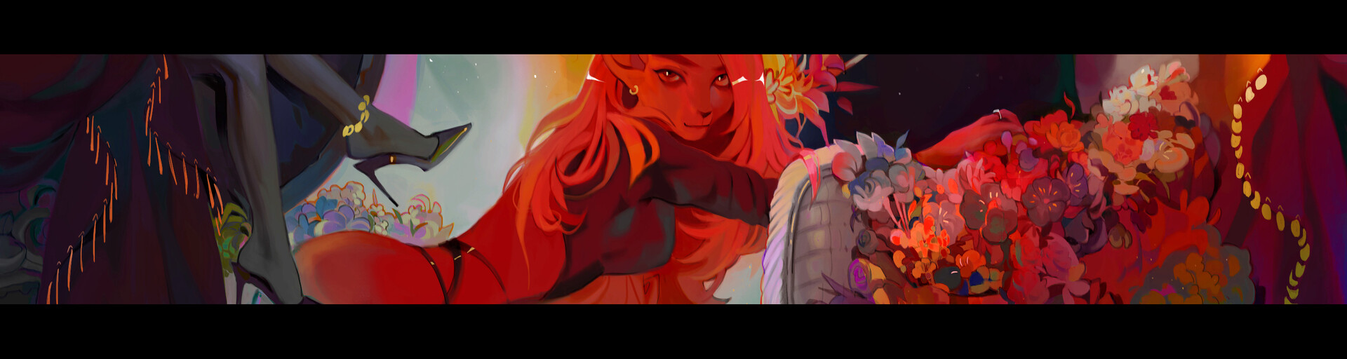 ArtStation - Banner with foxes