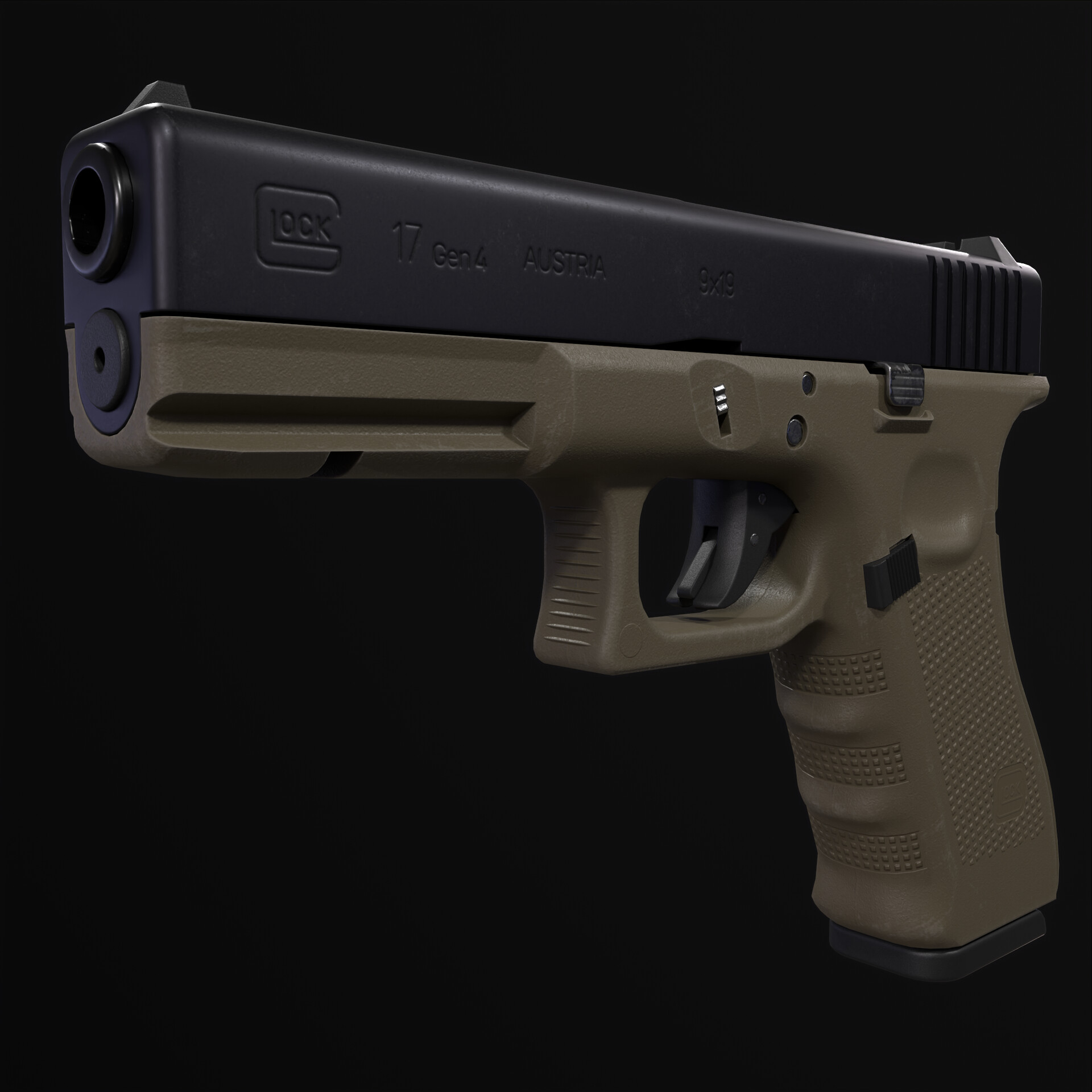 ArtStation - Glock 17 Gen 4 Pistol