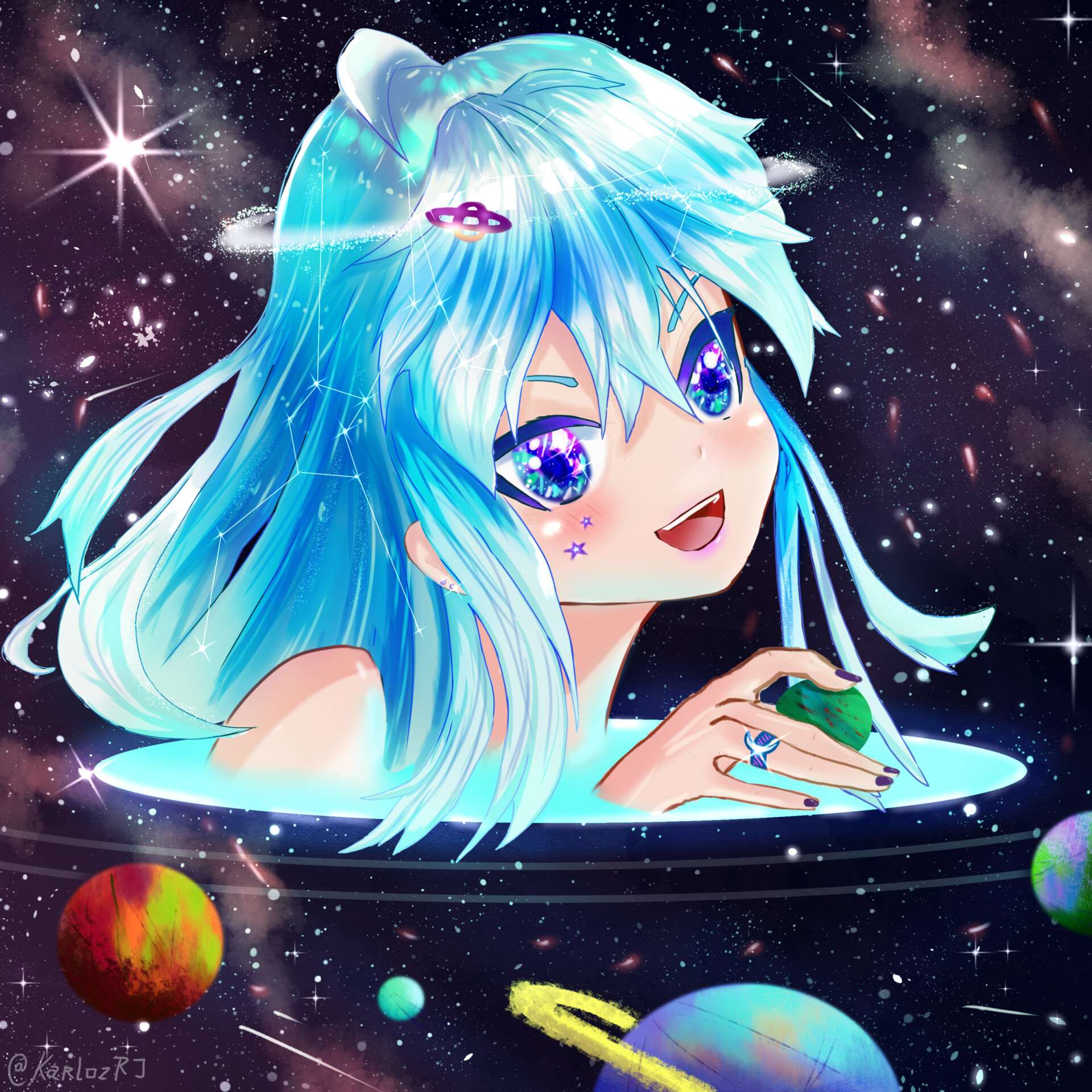 ArtStation - universe girl