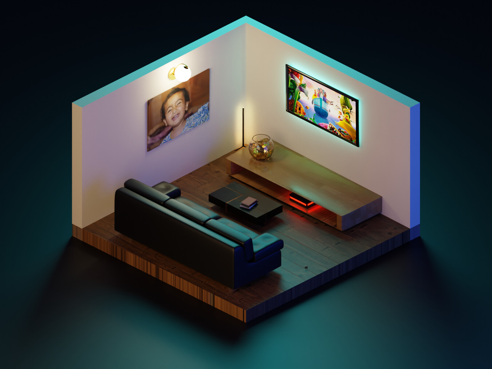 ArtStation - TV Room
